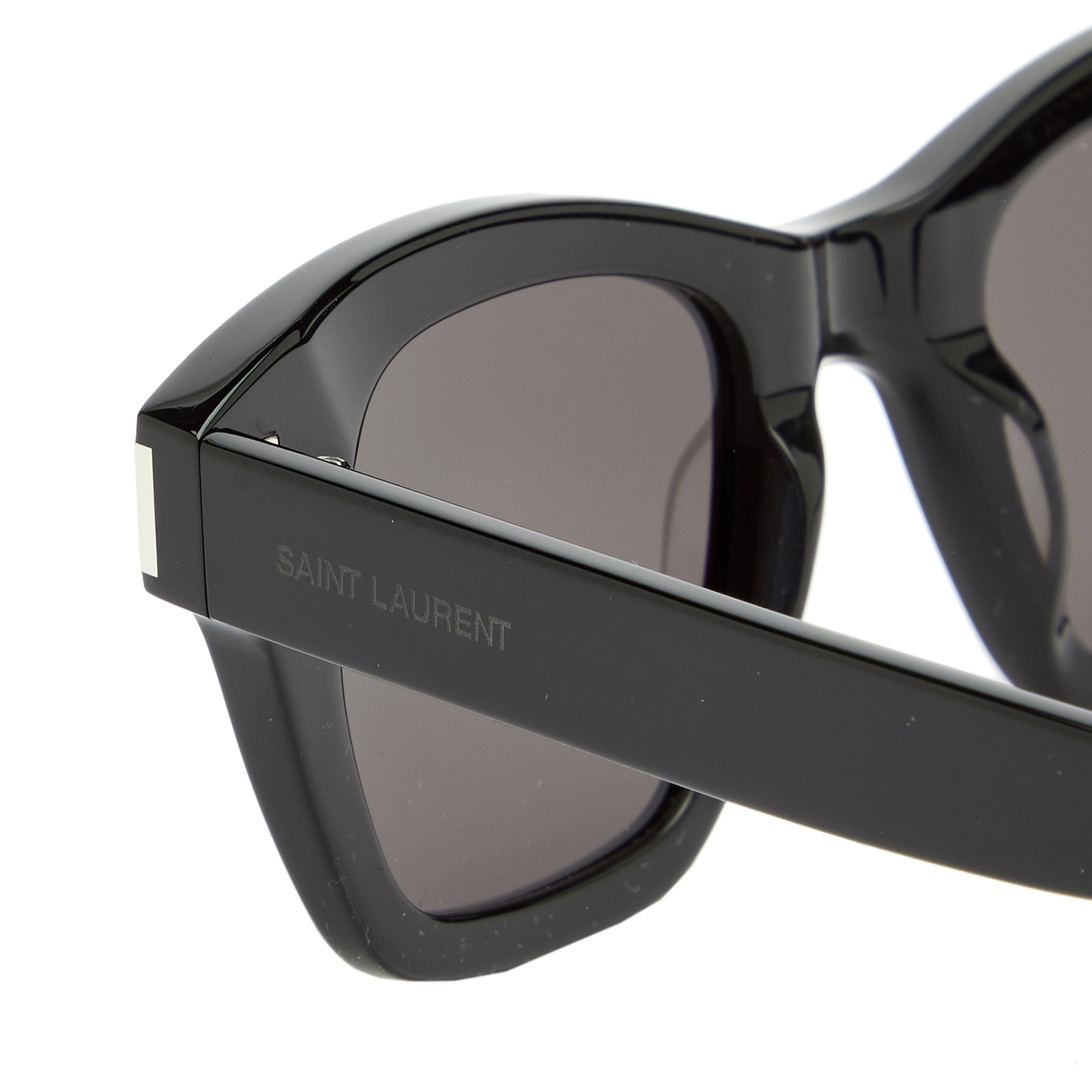Saint Laurent Black 592 Sunglasses Saint Laurent ​Fashion Vintage SL 592 47MM Squared  main image 2