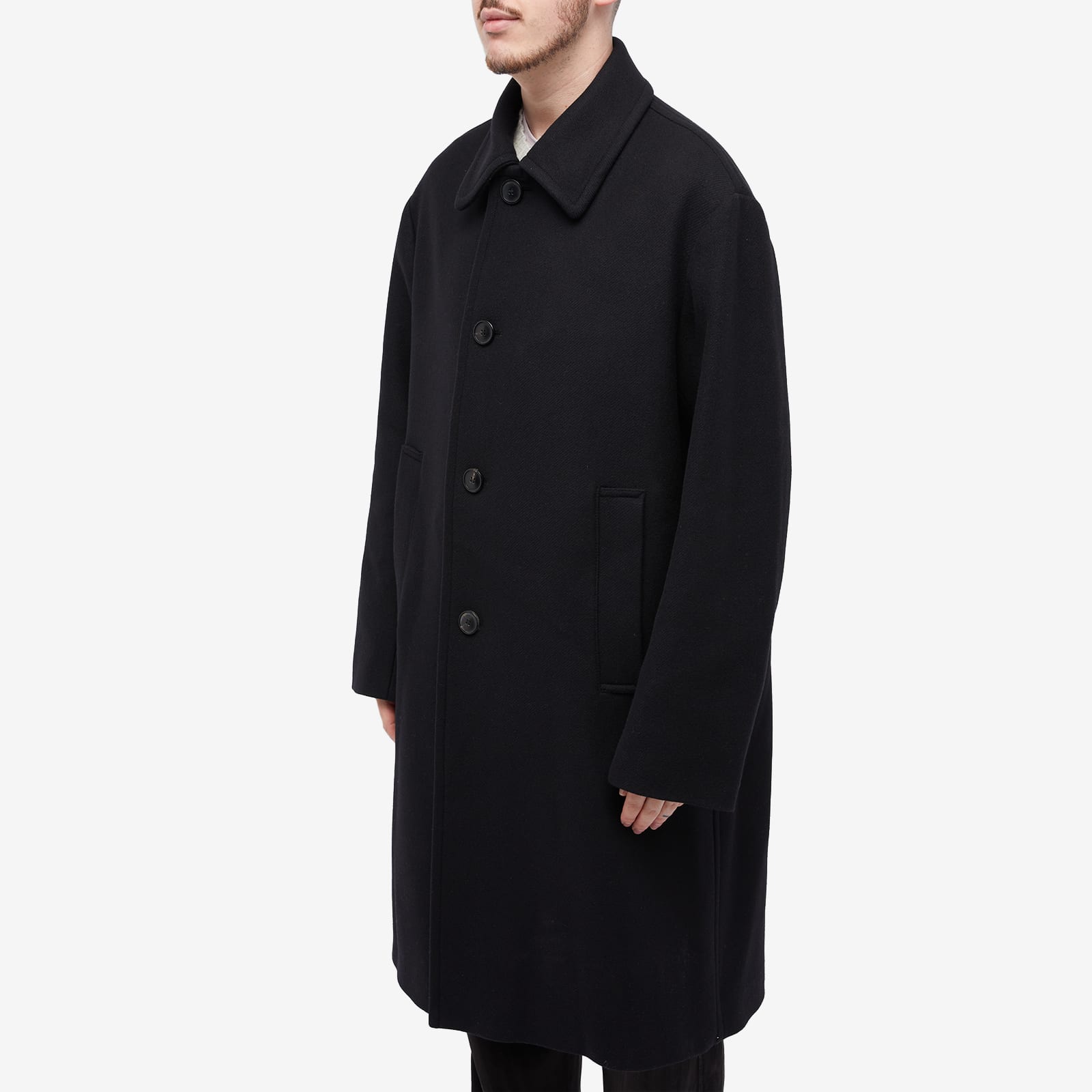 Dries Van Noten Redmore Wool Coat In Black - 40% Off | Editorialist