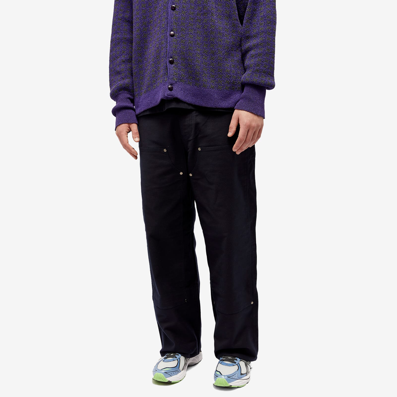 Brain Dead Moleskin Double Knee Pant In Navy - 70% Off | Editorialist