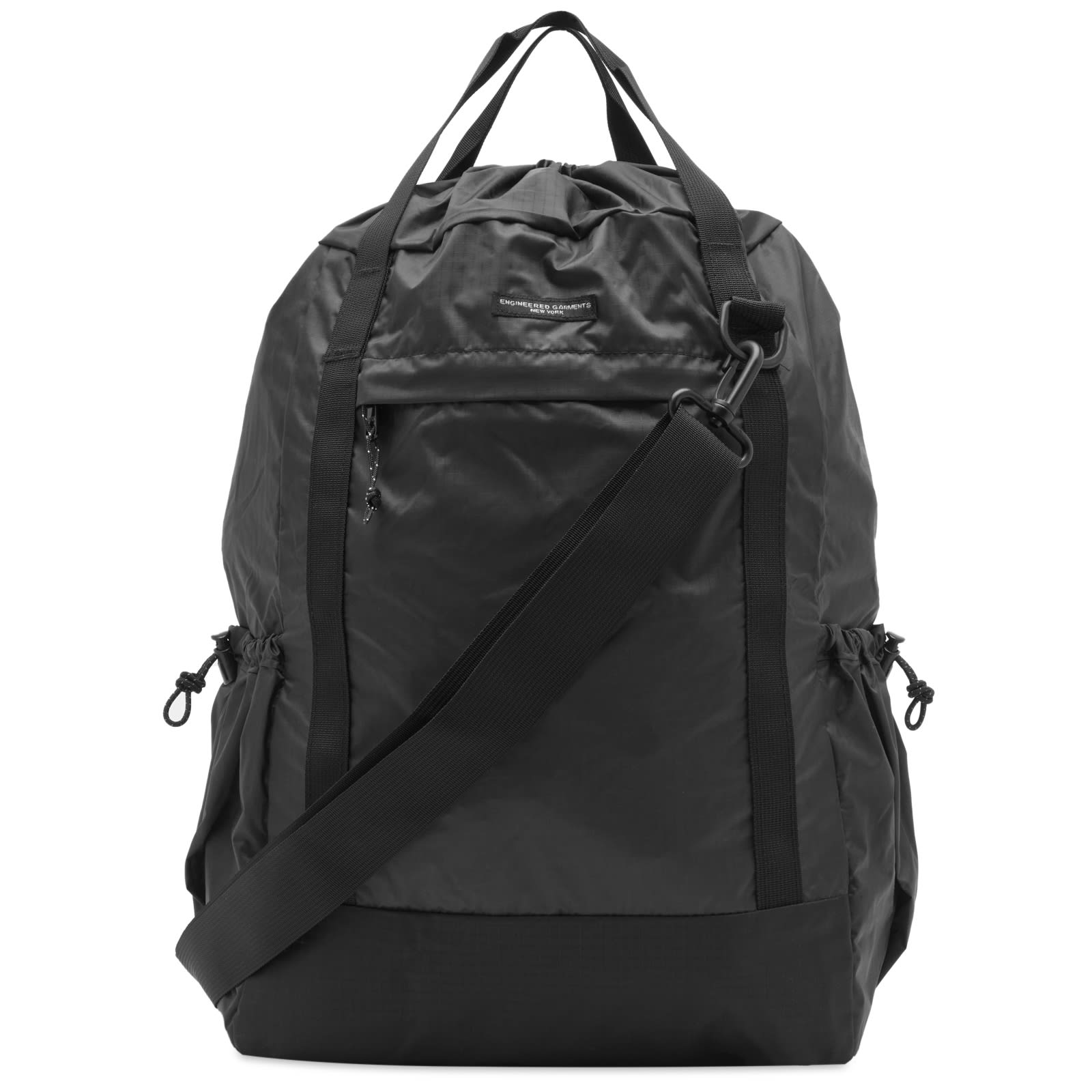 Engineered Garments Ul Ripstop 3 Way Bag In Black - 40% Off