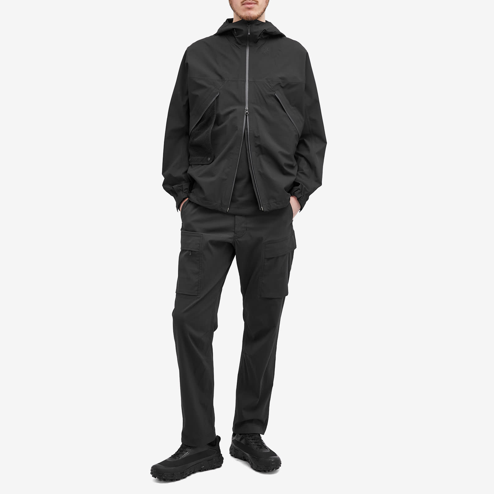 Goldwin Pertex Shieldair Mountaineering Jacket In Black - 35% Off 