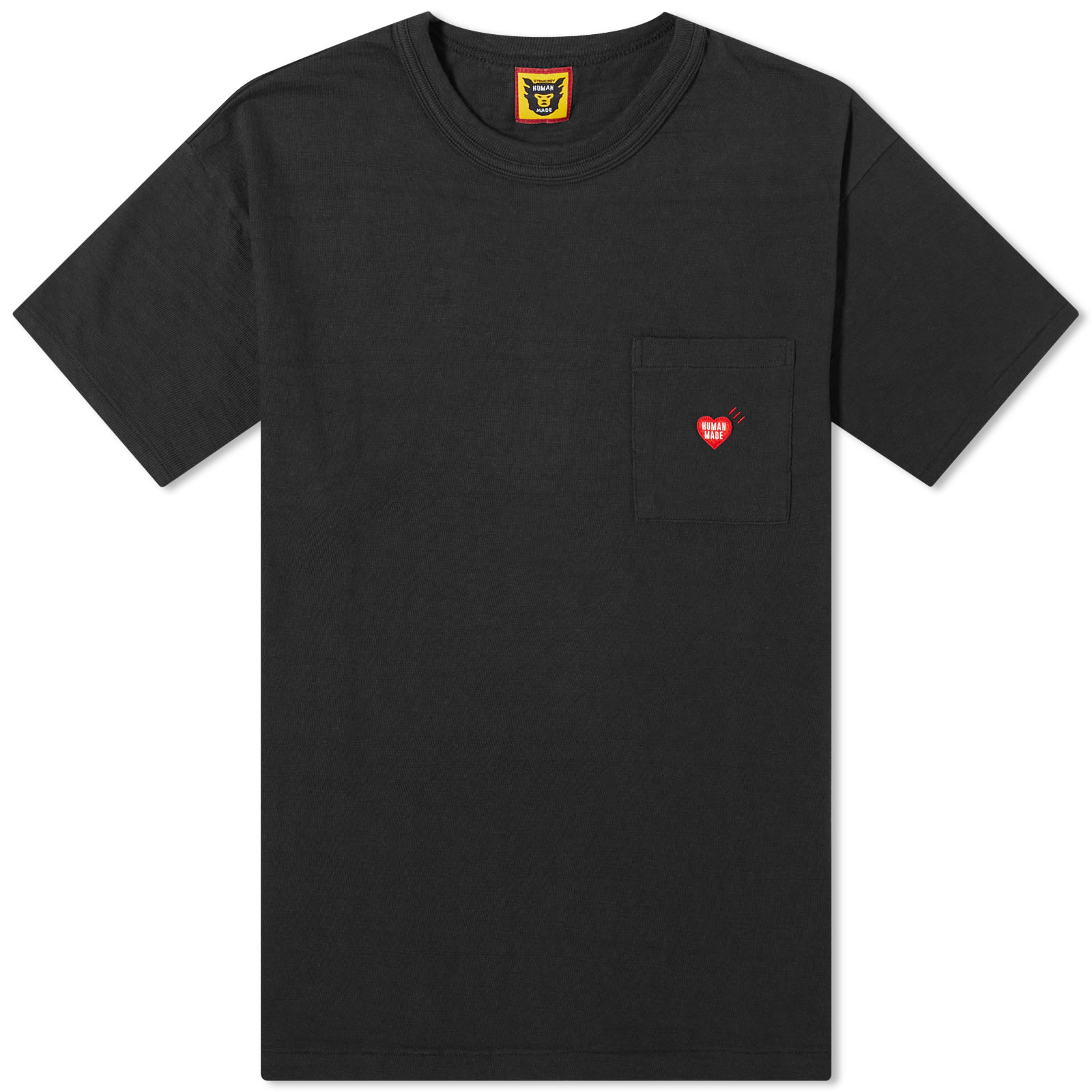 HUMAN MADE Heart Pocket Tシャツ Kobe Black Human Made Heart Pocket T-Shirt In Black - 30% Off | Editorialist