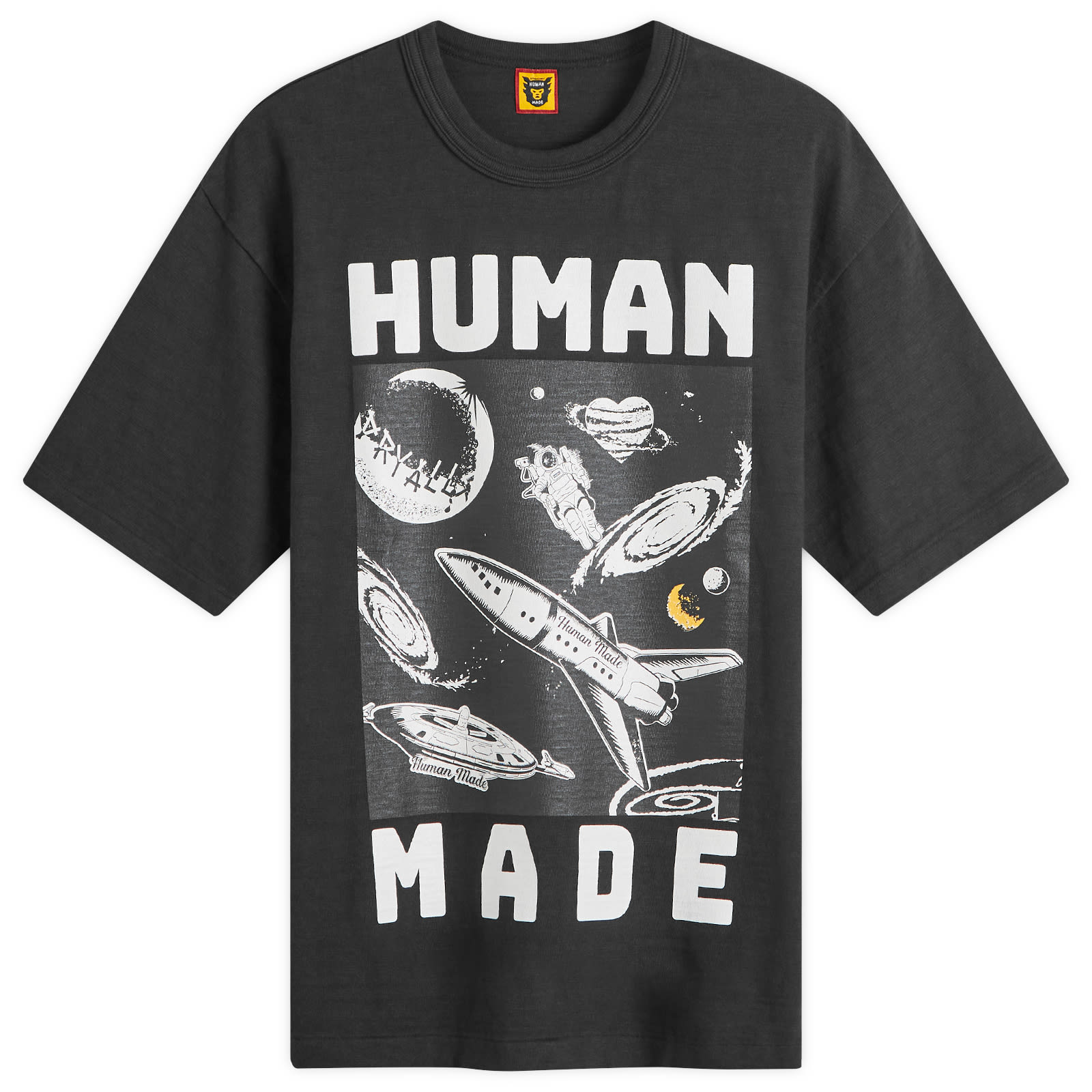 Human Made Space Print T-Shirt In Black - 30% Off | Editorialist