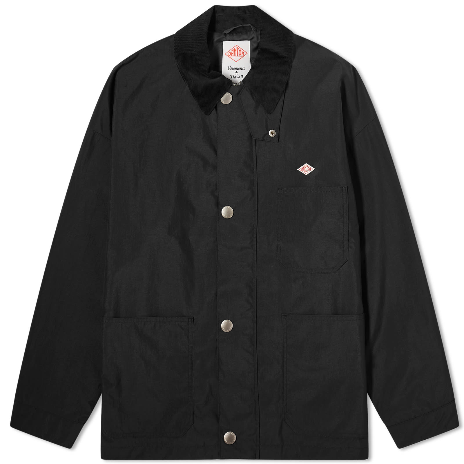 Danton Nylon Coverall Jacket In Black - 45% Off | Editorialist