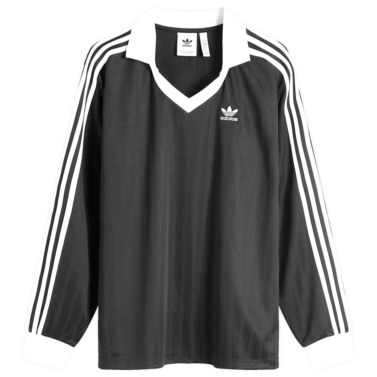 Adidas Pique Long Sleeve In Black - 25% Off | Editorialist