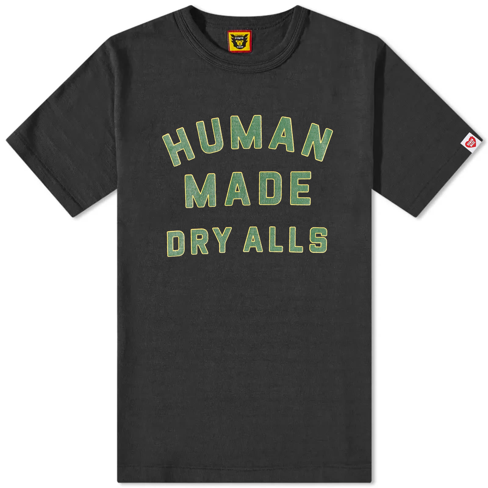 Human Made Font T-Shirt In Black - 55% Off | Editorialist