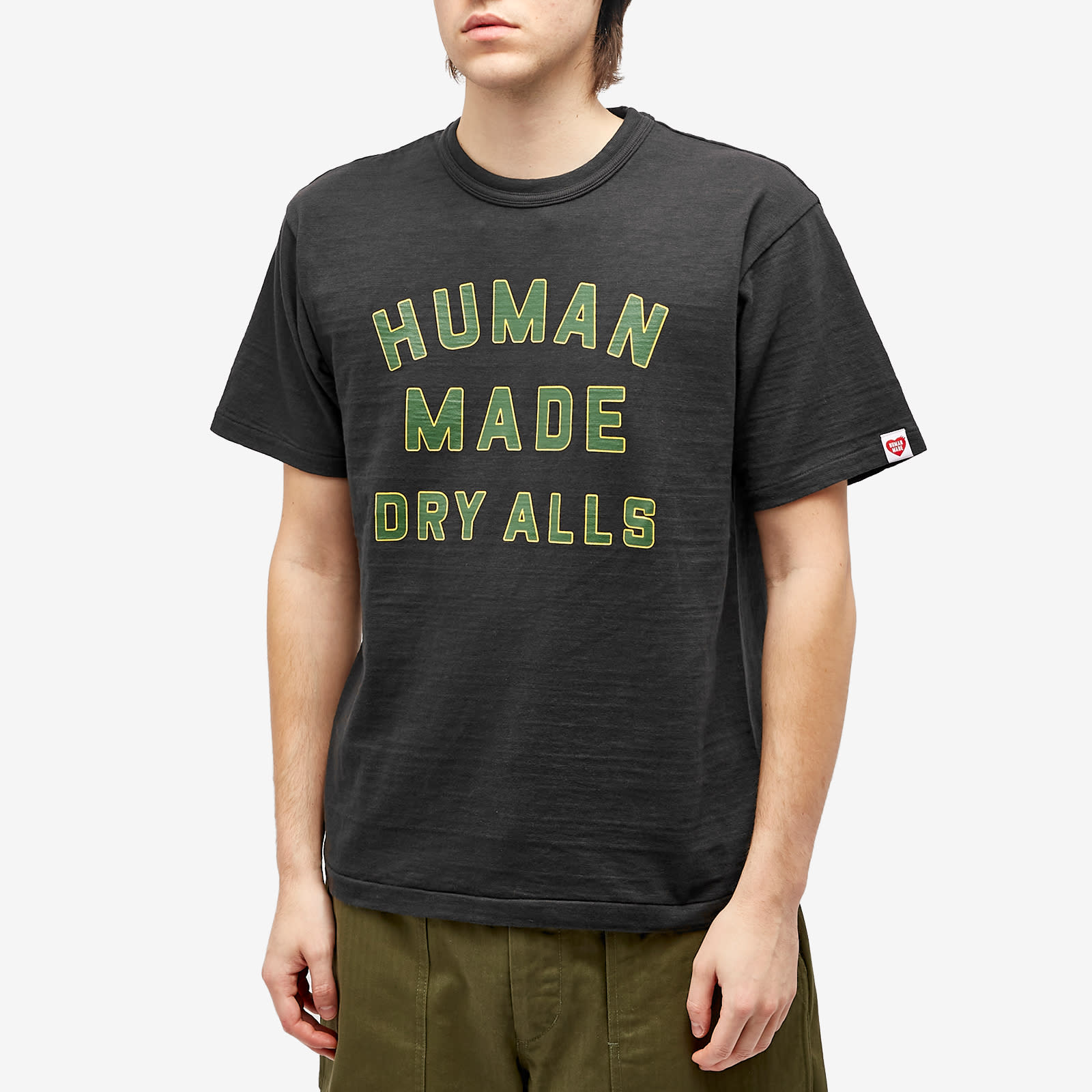 Human Made Font T-Shirt In Black - 55% Off | Editorialist