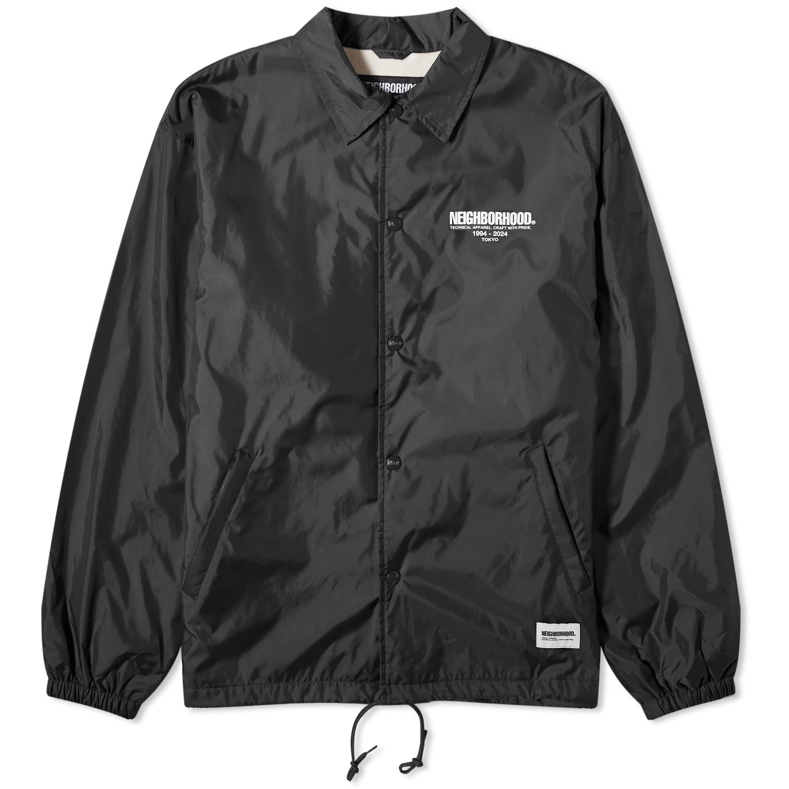 新品SS NEIGHBORHOOD WINDBREAKER コーチジャケット黒 Neighborhood Windbreaker Coach Jacket In Black - 40% Off