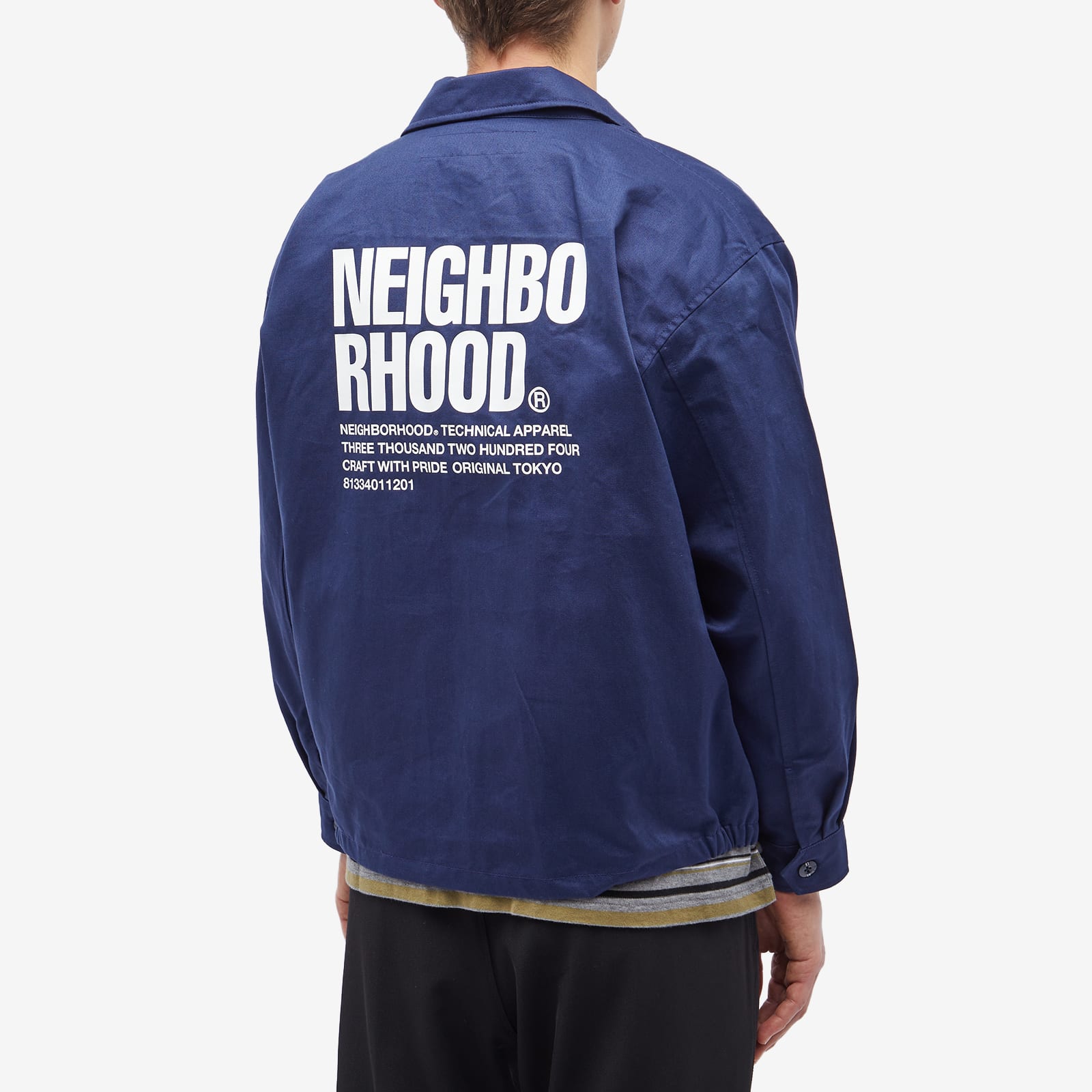Neighborhood Zip Work Jacket In Navy - 35% Off | Editorialist