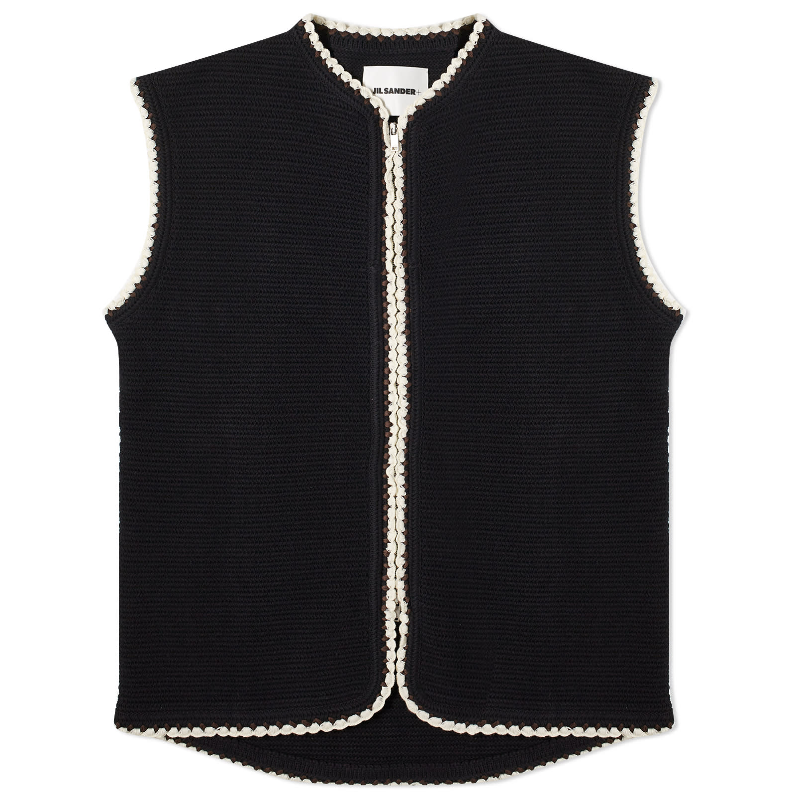 トップス 90's JIL SANDER archive knit sullen vest Jil Sander Recycled Knit Vest In Black - 60% Off | Editorialist
