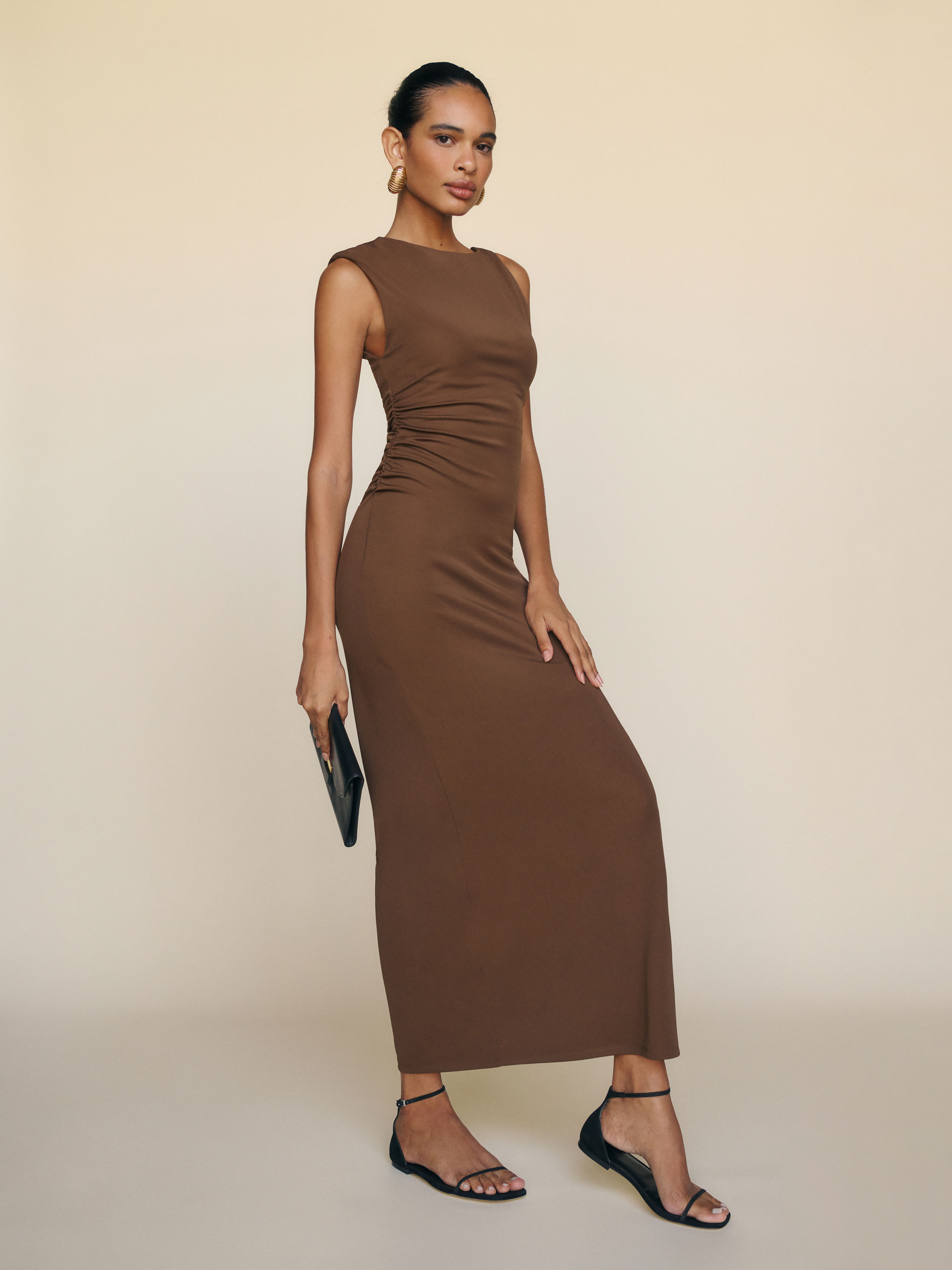 Reformation Amara Knit Dress In Orange Peel - 70% Off | Editorialist