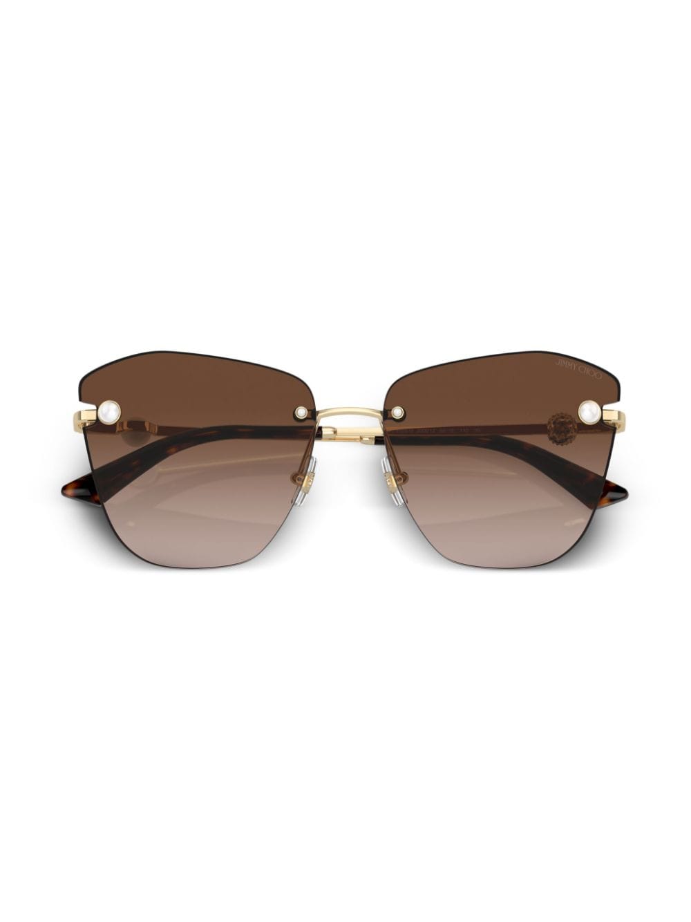 Jimmy Choo Kadan Sunglasses In Black - 50% Off | Editorialist display picture 1