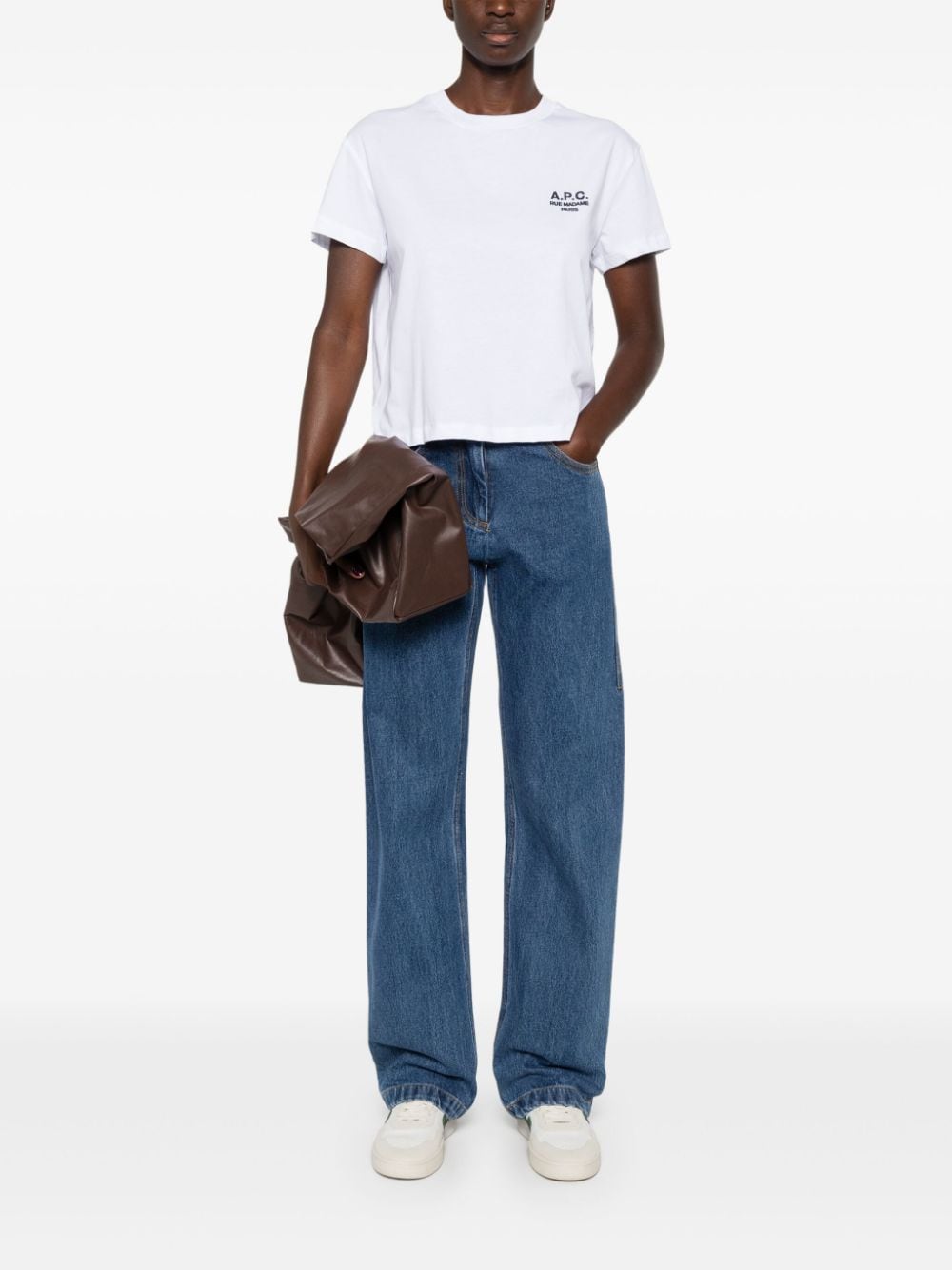 A.P.C. A.P.C. Logo-Embroidered T-Shirt
