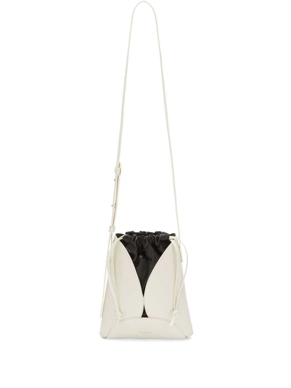 Buy JIL SANDER Small Curve Cross Body Bag - White At 47% Off