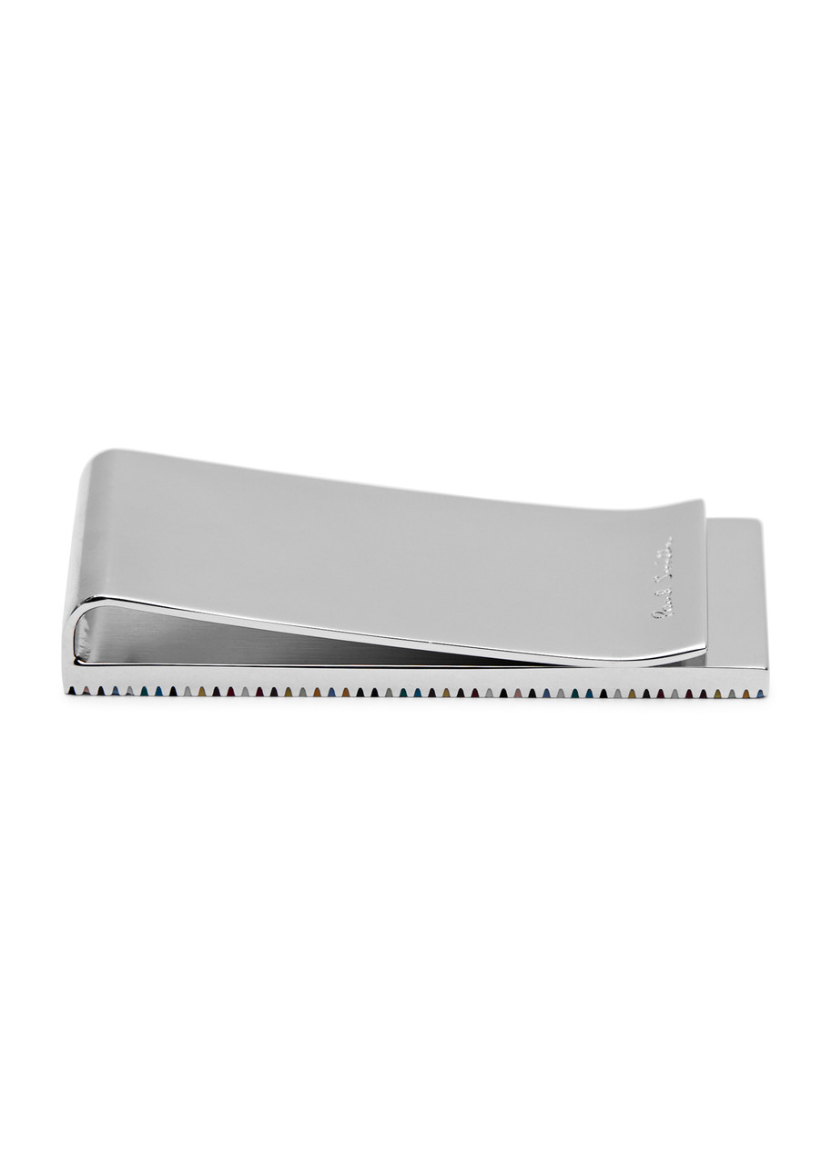 Paul Smith Logo-Engraved Money Clip - Silver | Editorialist
