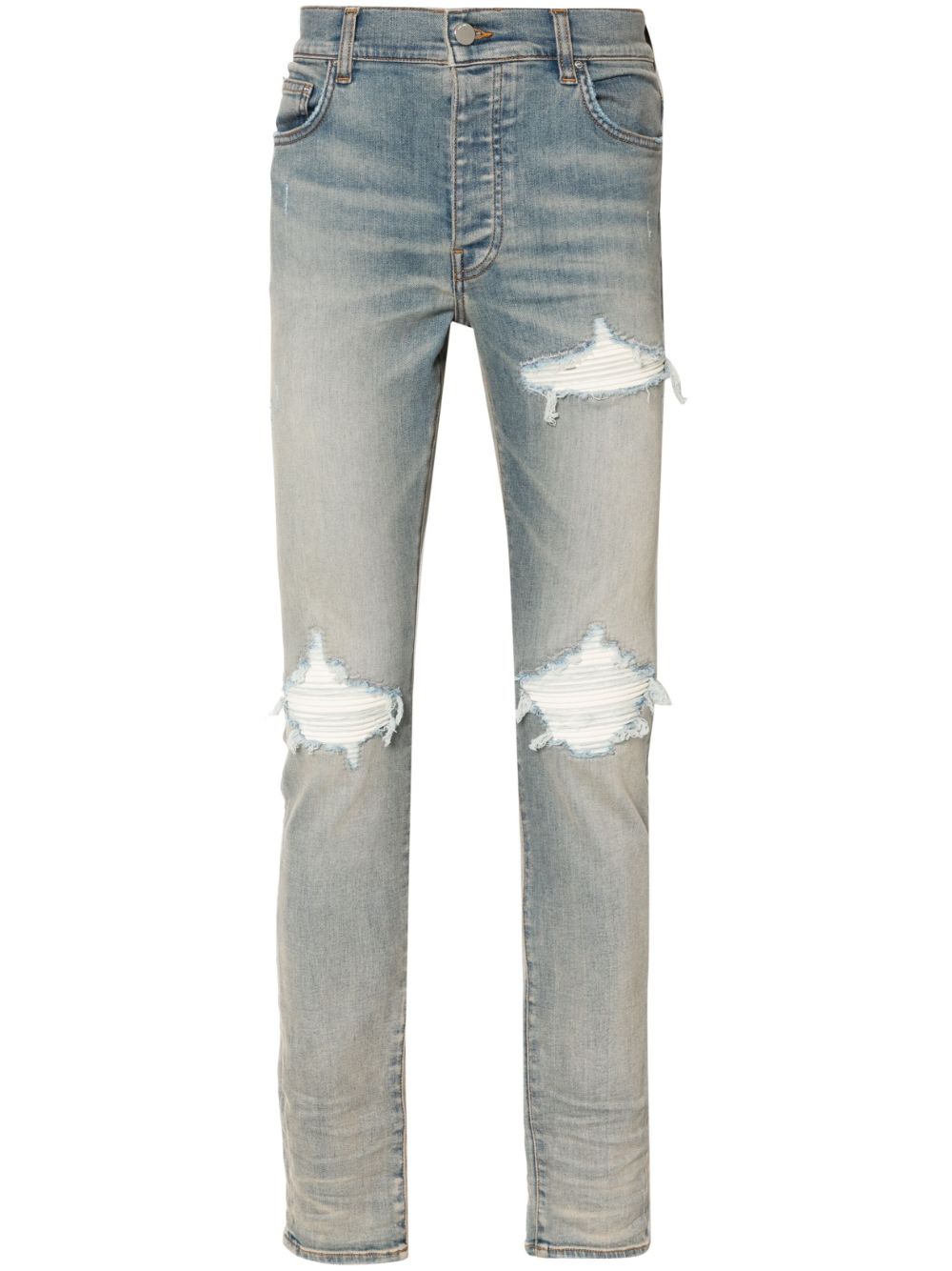 Amiri Mx1 Ultrasuede Jeans Blue Editorialist
