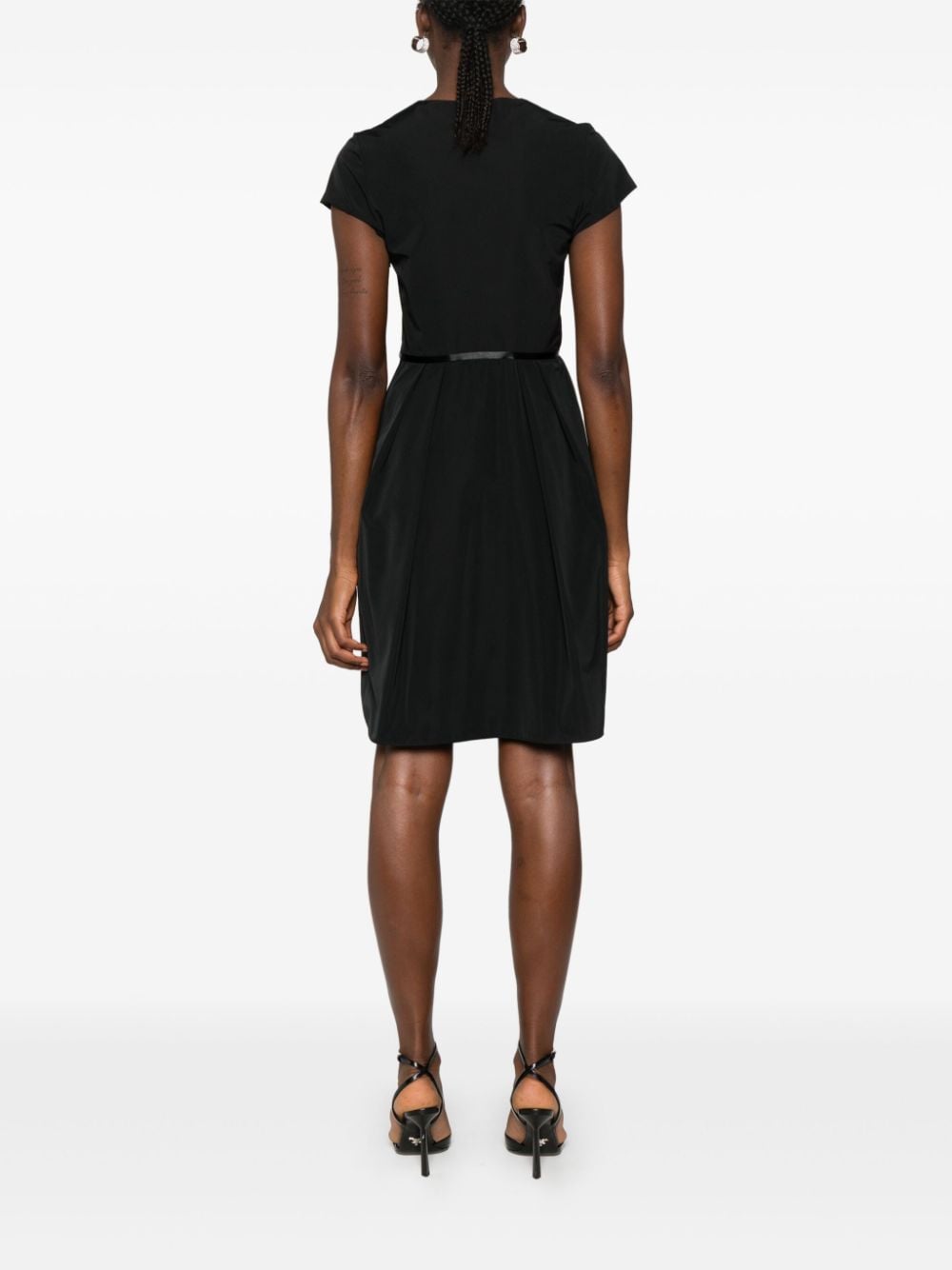 sachin & babi sloane taffeta double-bow pleated colorblock mini dress Sachin & Babi Sloane Taffeta Double-Bow Pleated Mini Dress