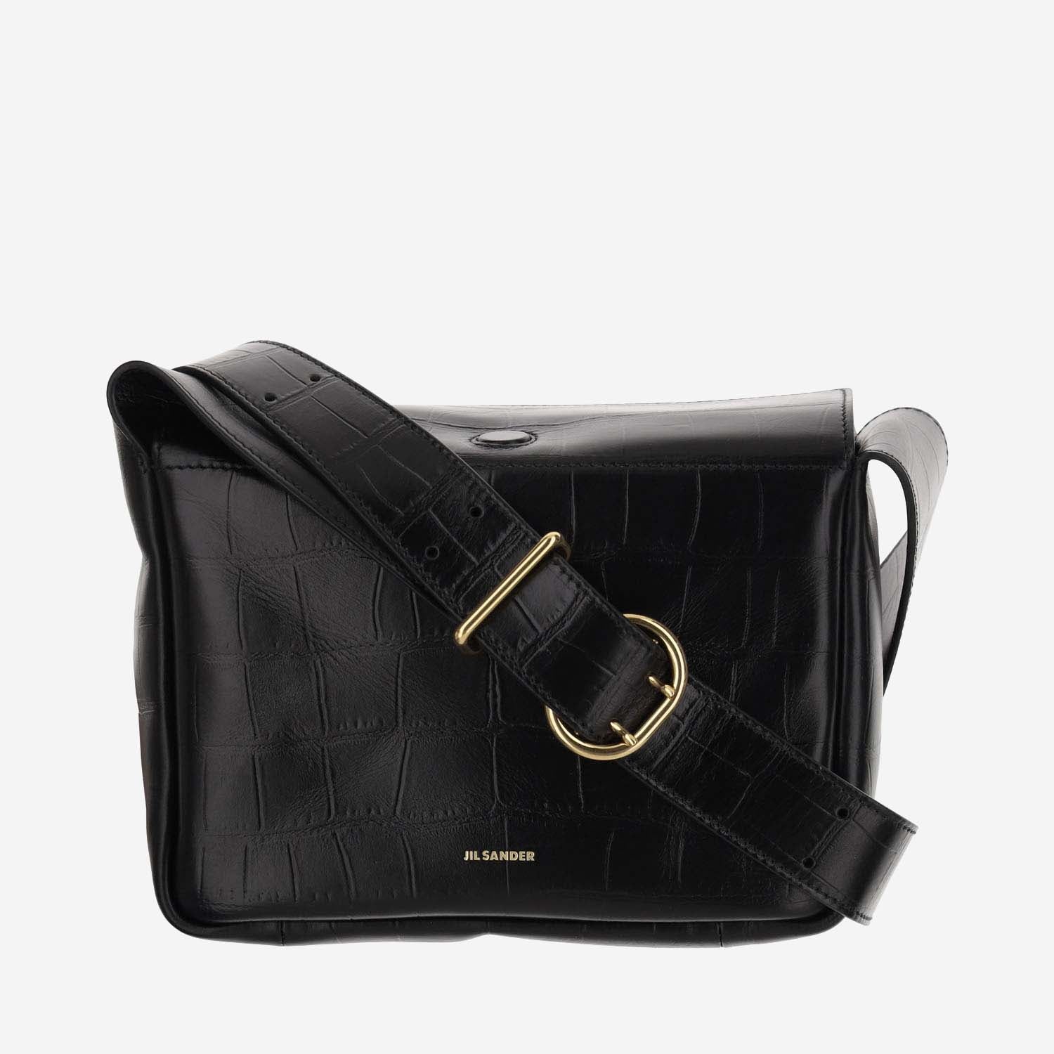 Bottega Veneta Intrecciato Mini Bag With Flap - Black | Editorialist