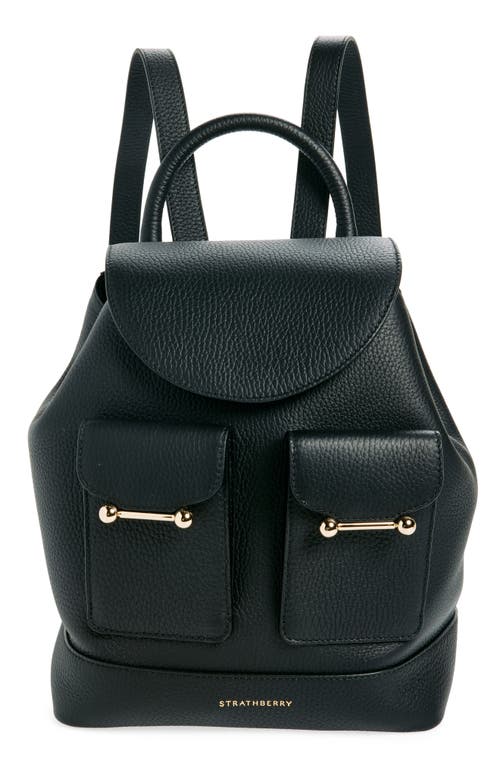Strathberry Black Leather & Calf Hair Convertible Backpack Made in Spain Strathberry | Bags | Strathberry Mosaic Handbag | Poshmark main image 2