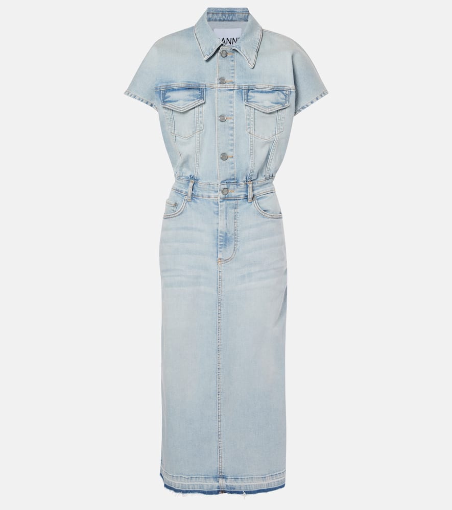 knee length dresses for ladies Denim Midi Dress  The RiverLane