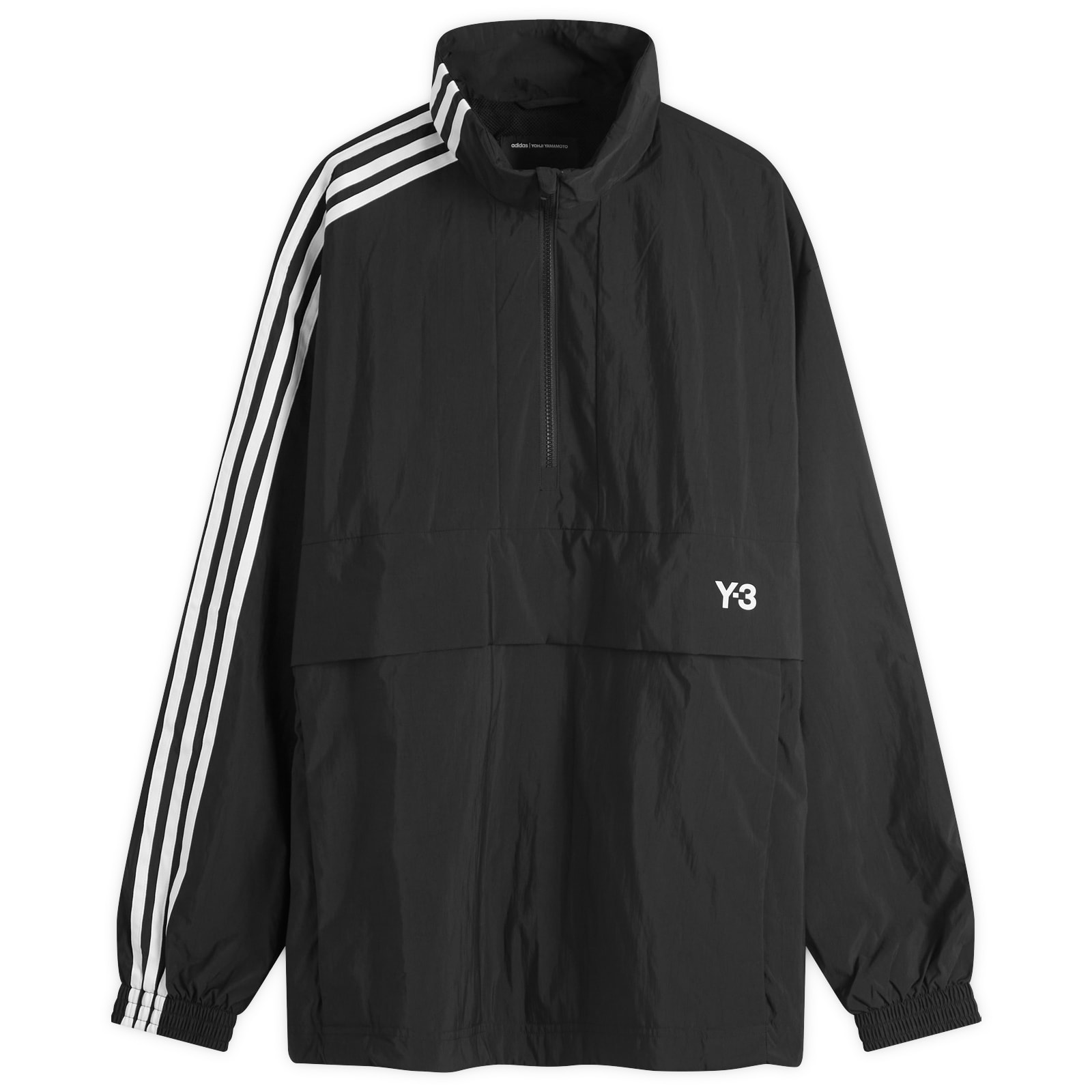Y3 3-Stripe Nylon Track Jacket In Black - 30% Off | Editorialist