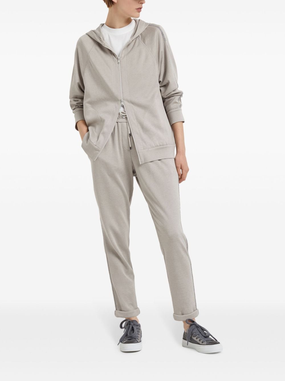 BRUNELLO CUCINELLI Brunello Cucinelli Monili-Chain Detail T-Shirt