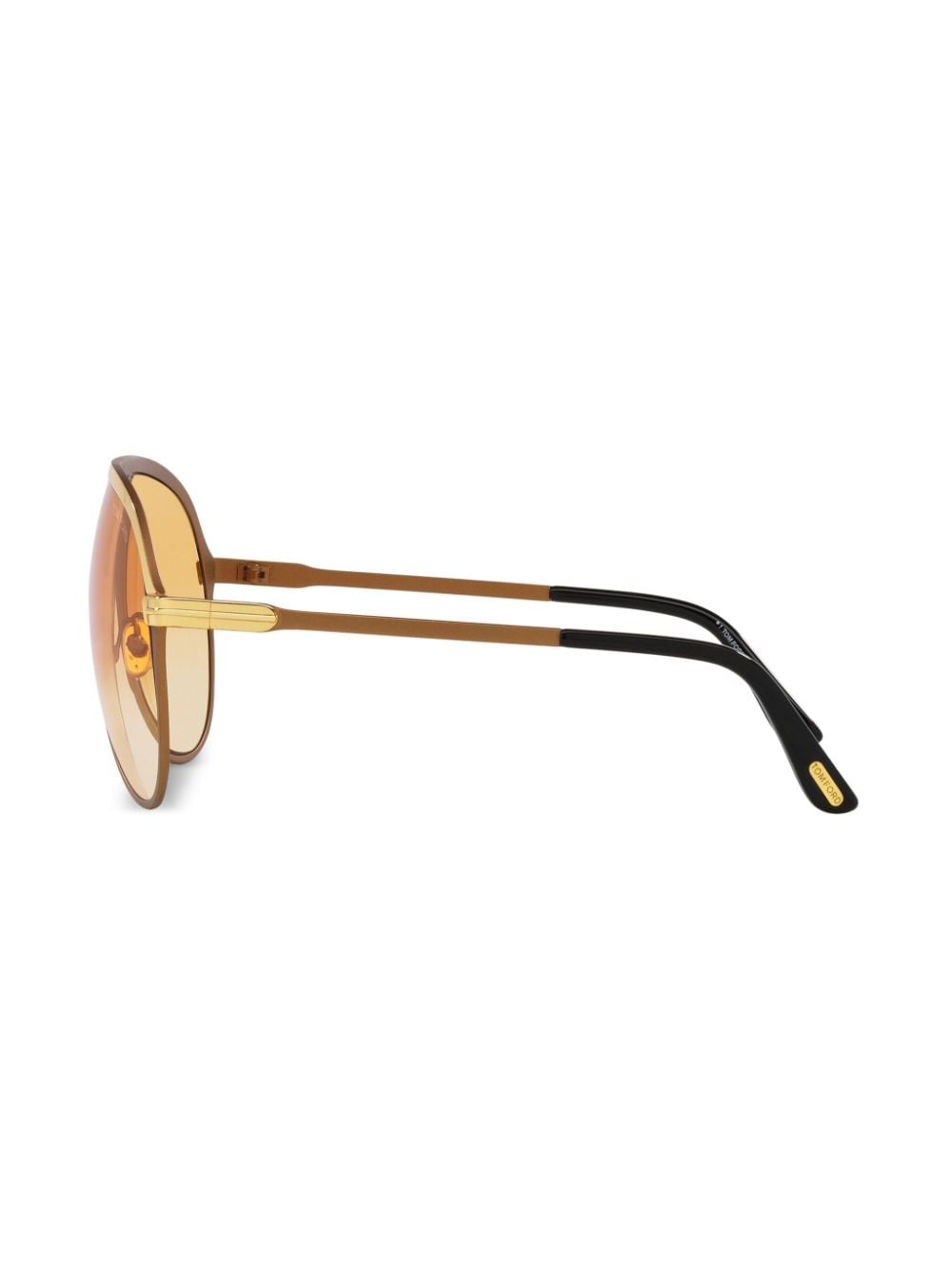 Tom Ford Xavier Sunglasses Gold Editorialist