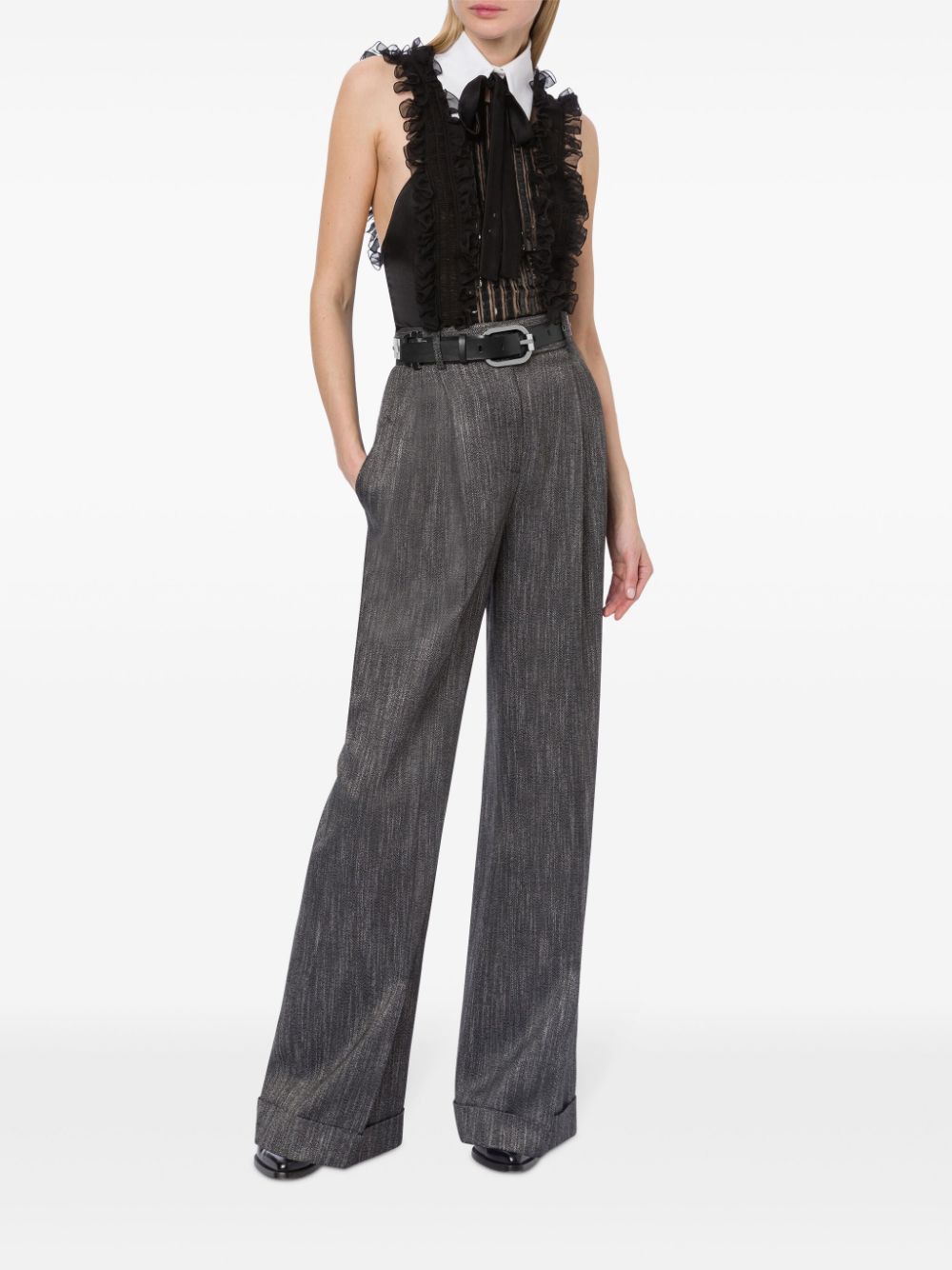 ALBERTA FERRETTI Alberta Ferretti Wide-Leg Tailored Trousers