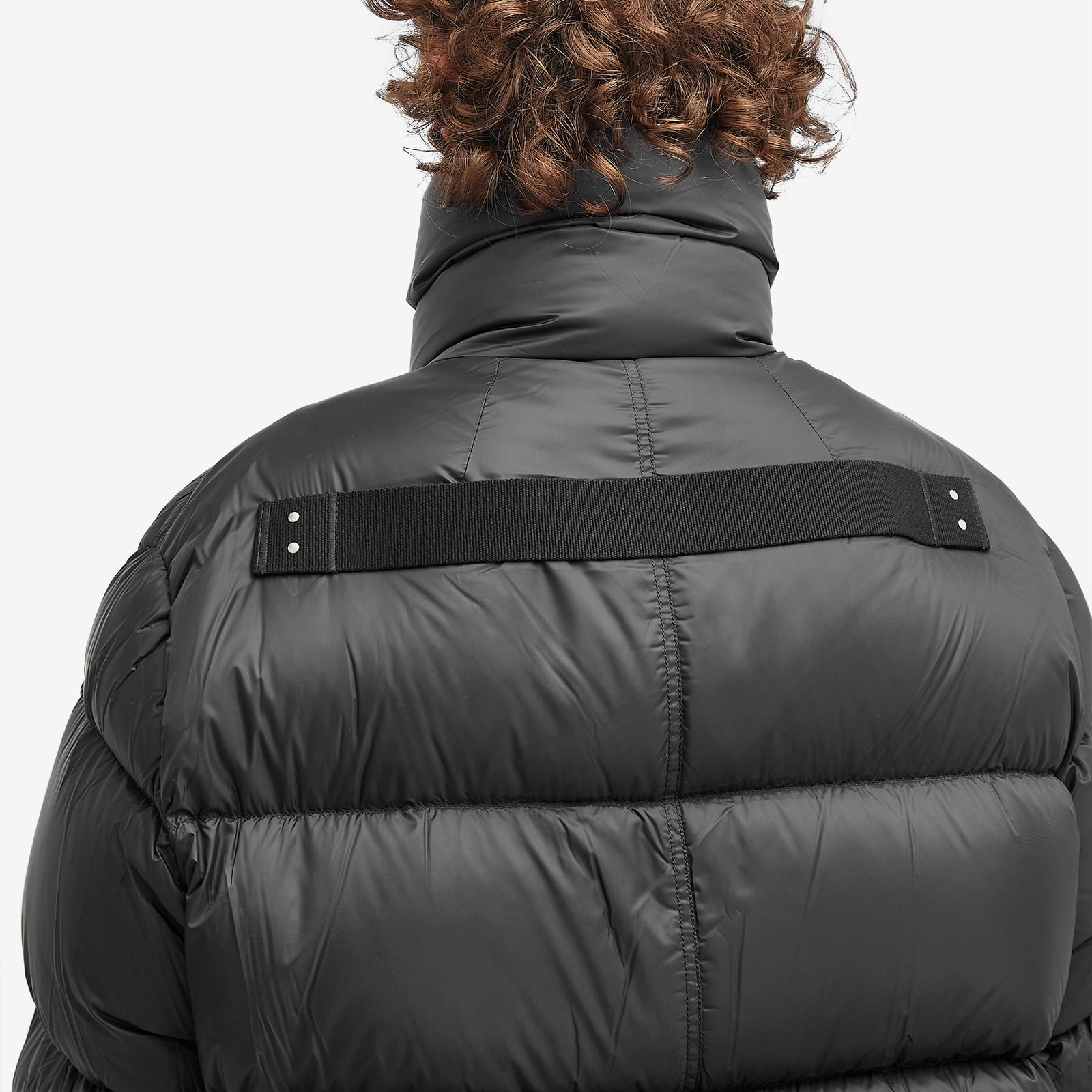 Rick Owens Turtle Nylon Cropped Puffer Jacket In Black - 40% Off 