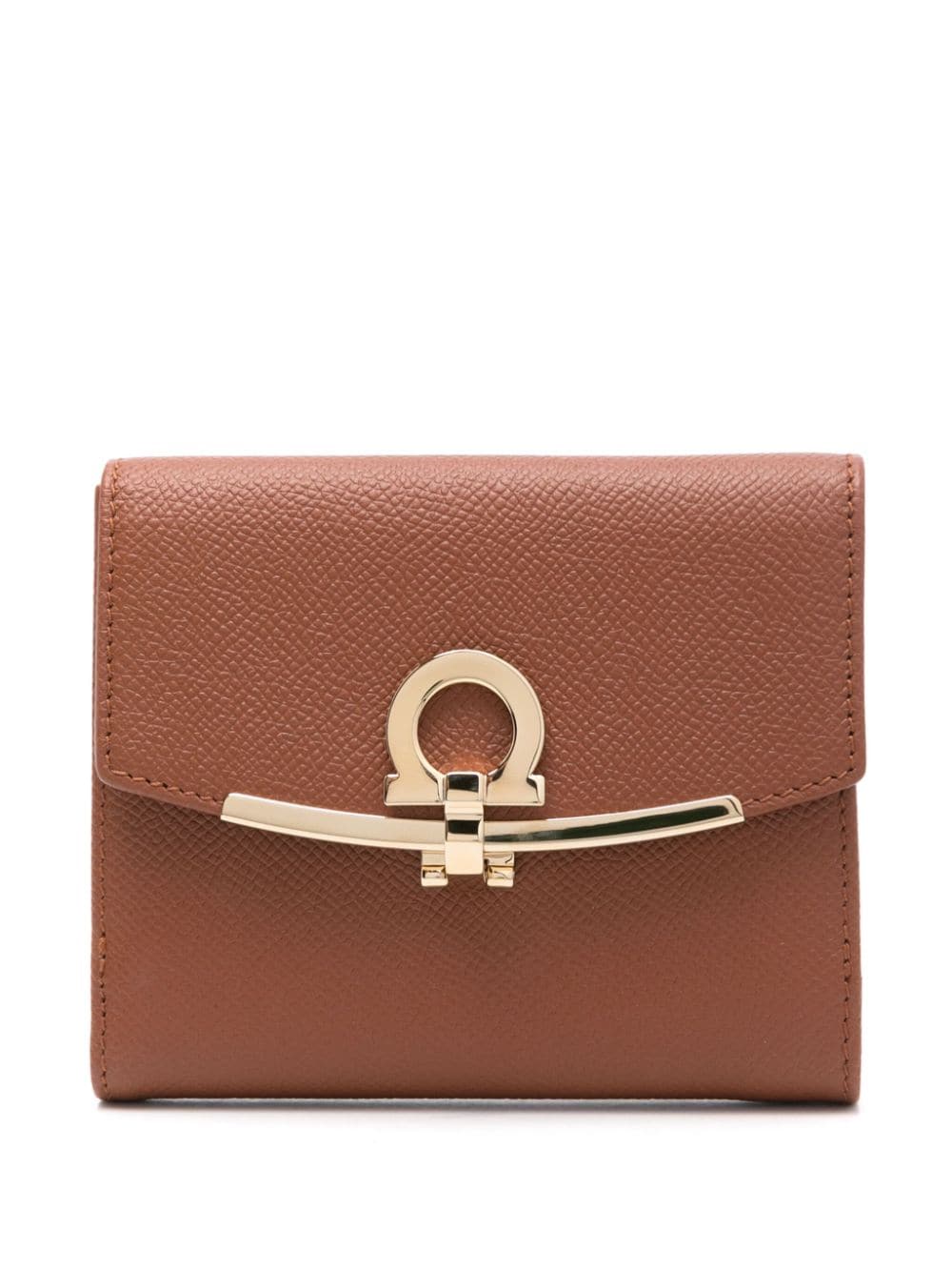 Ferragamo Gancini French Wallet Brown Editorialist