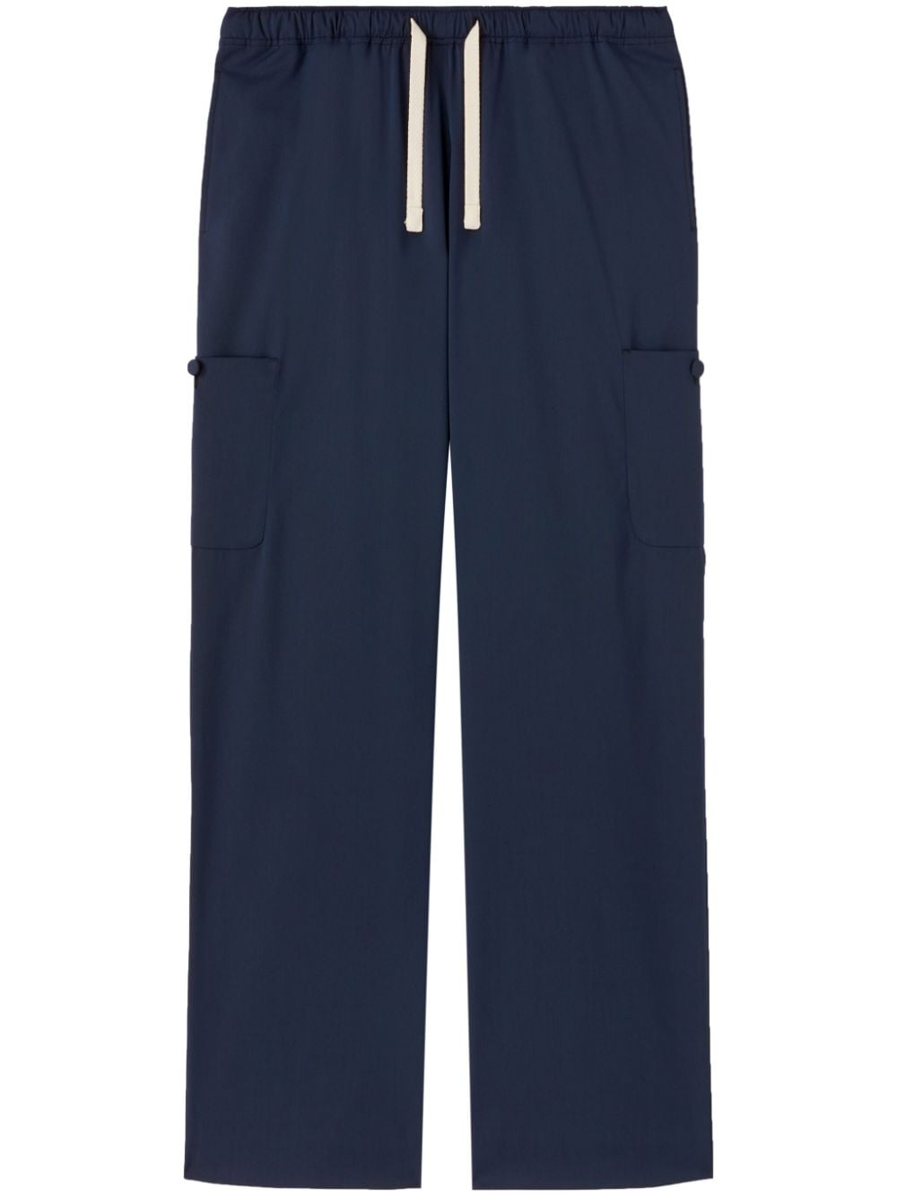PALM ANGELS Palm Angels Twill Loose-Fit Trousers