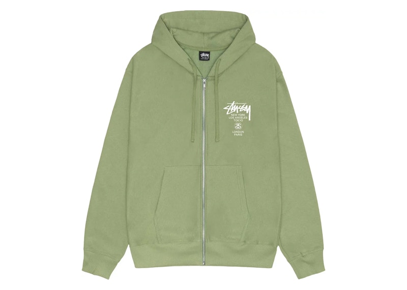 StüSsy X Martine Rose Pigment Dyed Hoodie - Tan | Editorialist