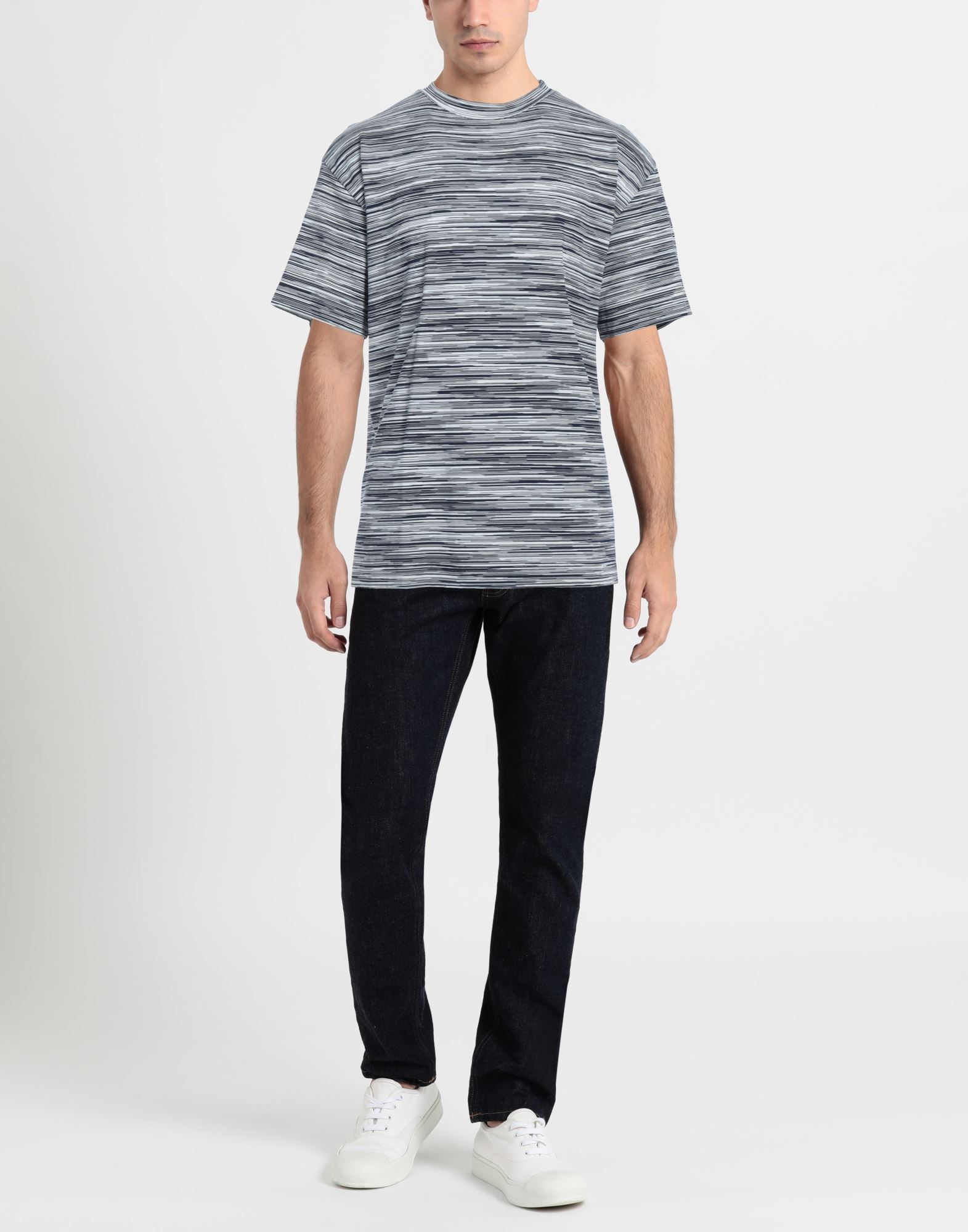 MISSONI man t-shirt black size xxl cotton
