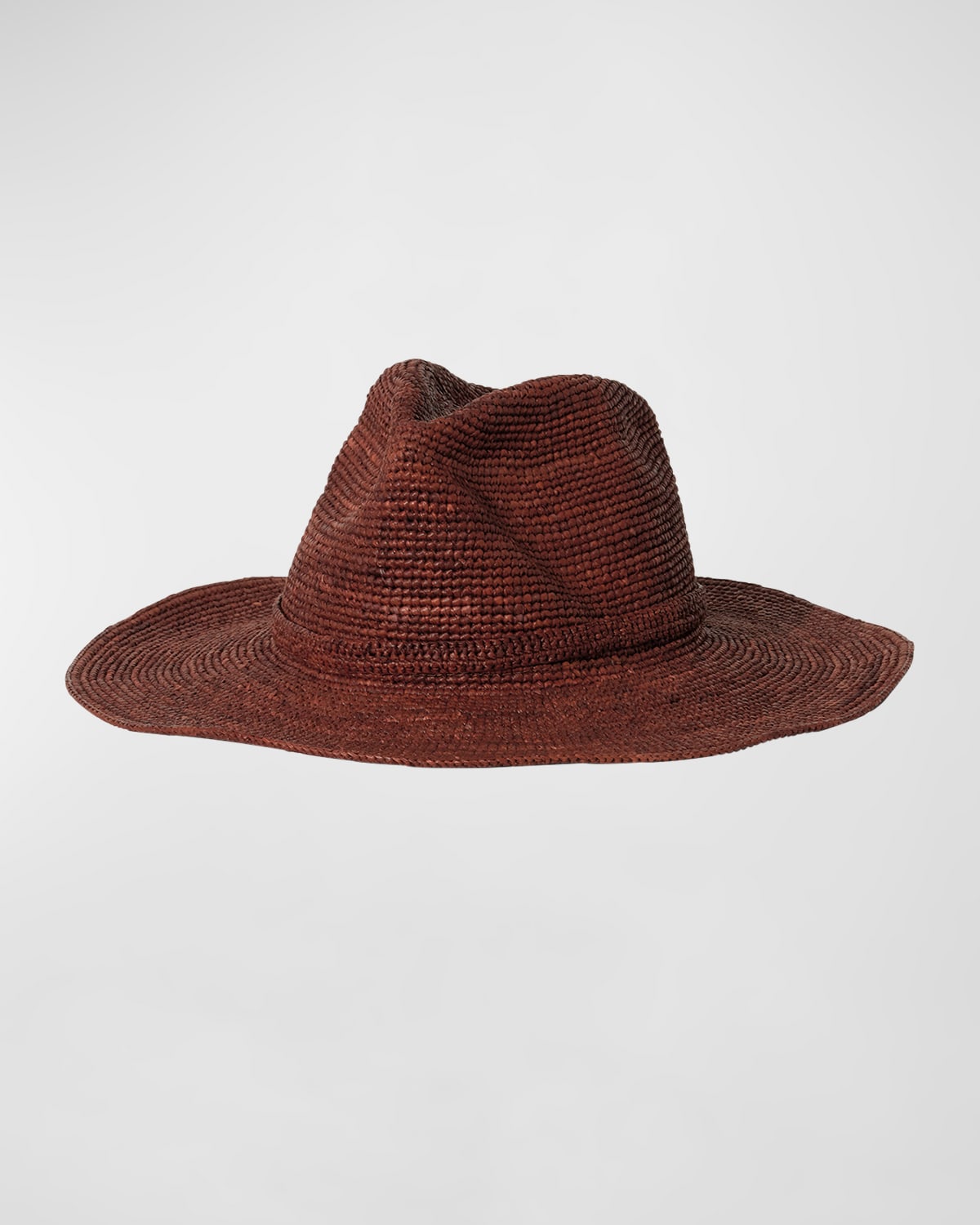 NWT Sacha Cowboy Hat Janessa Leone Dark Brown Raffia Janessa Leone Sacha Cowboy Hat in Black | Lyst main image 2