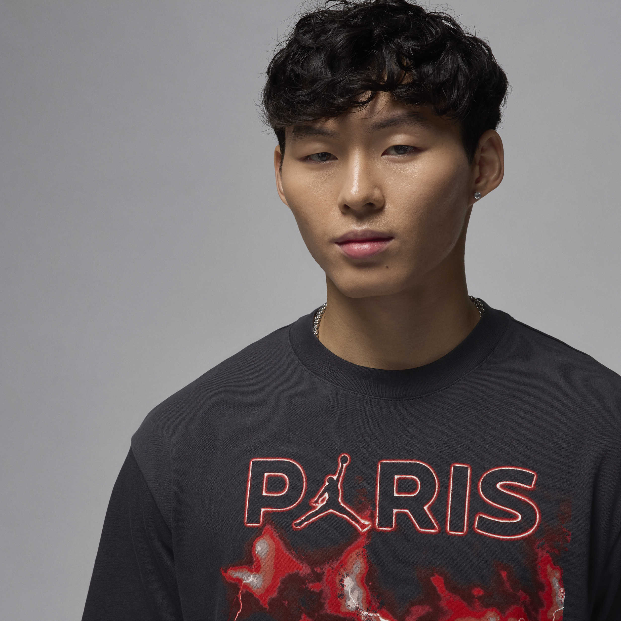 Jordan Paris Saint-Germain Graphic T-Shirt In Black - 14% Off