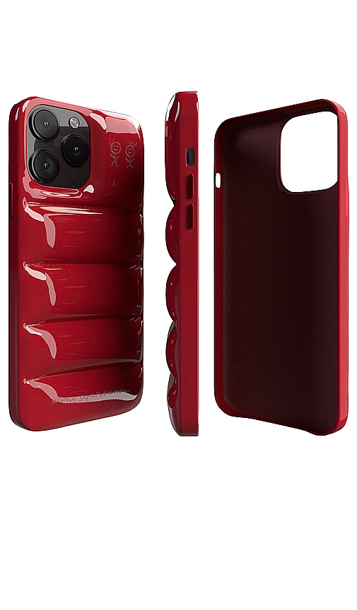 Urban Sophistication Iphone 15 Pro Glazed Puffer Case In Red - 34