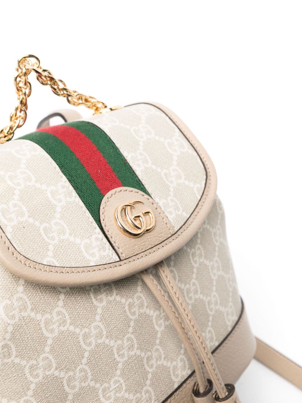 gucci mini backpack crossbody GG Supreme Monogram Bees Print Small Day Beige Oro Black 1859584 FASHIONPHILE Microfibre lining with a suede Gucci Ophidia Mini Backpack -