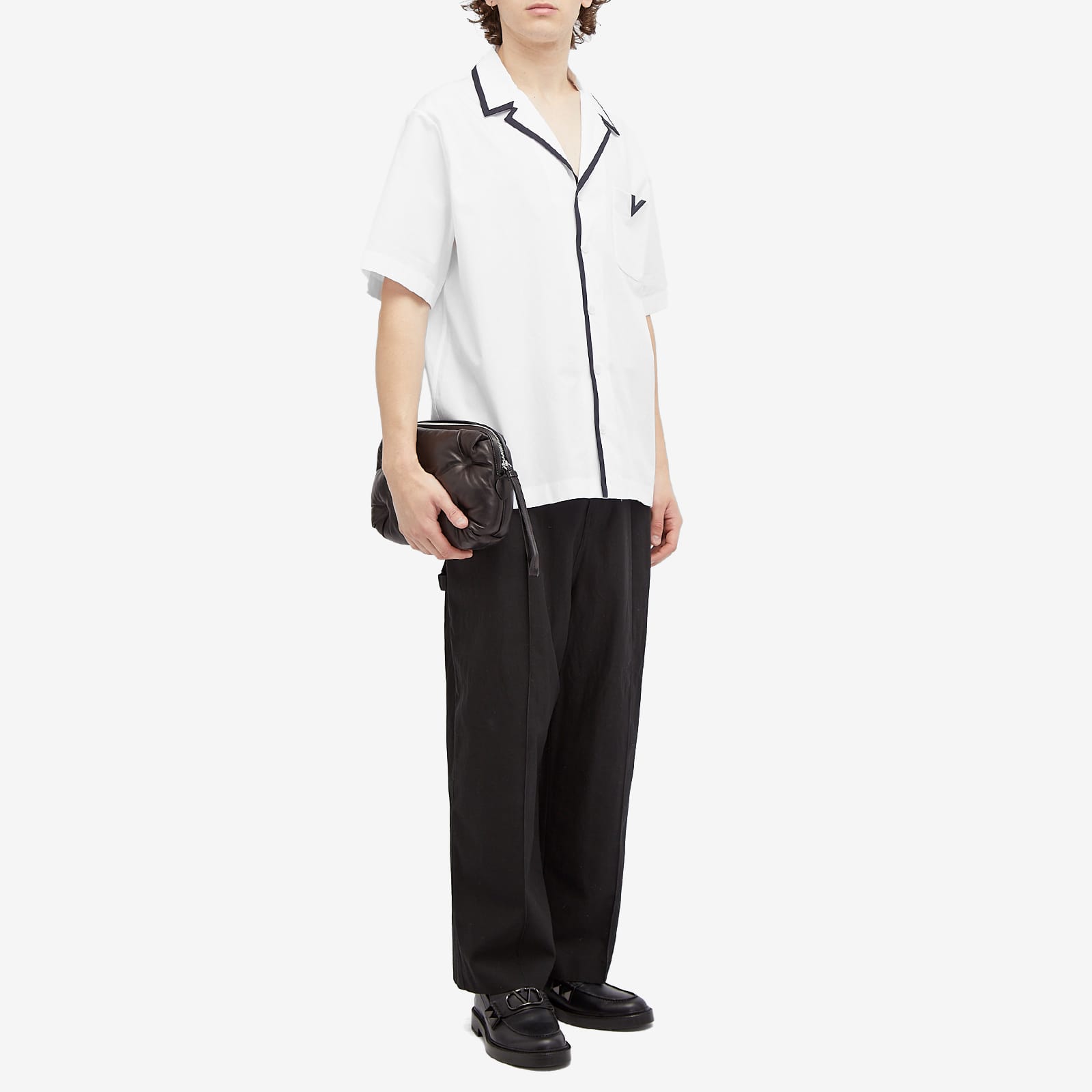 Valentino Garavani Cotton Poplin Vacation Shirt - White | Editorialist