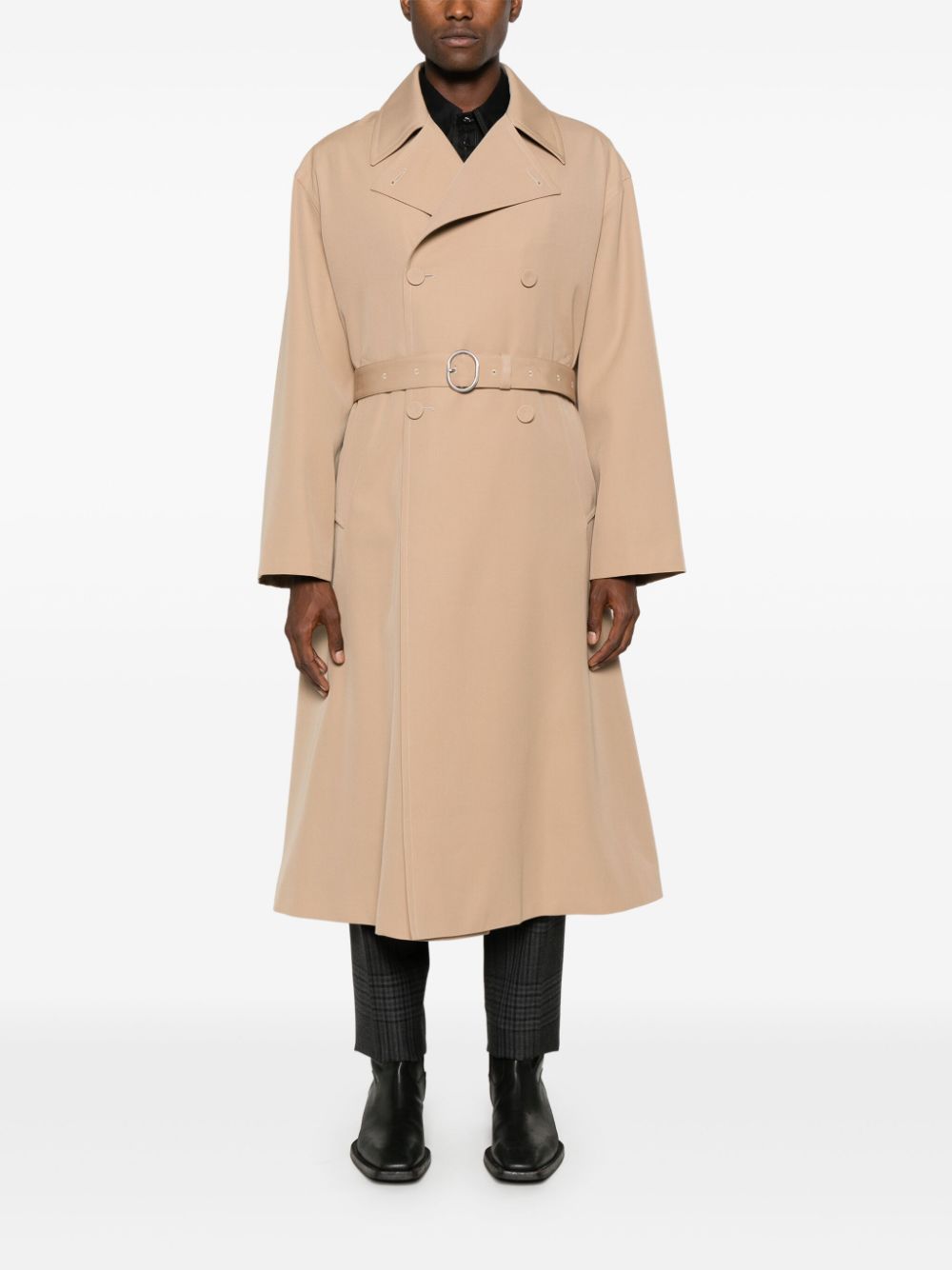 JIL SANDER Jil Sander Wool Gabardine Trench Coat