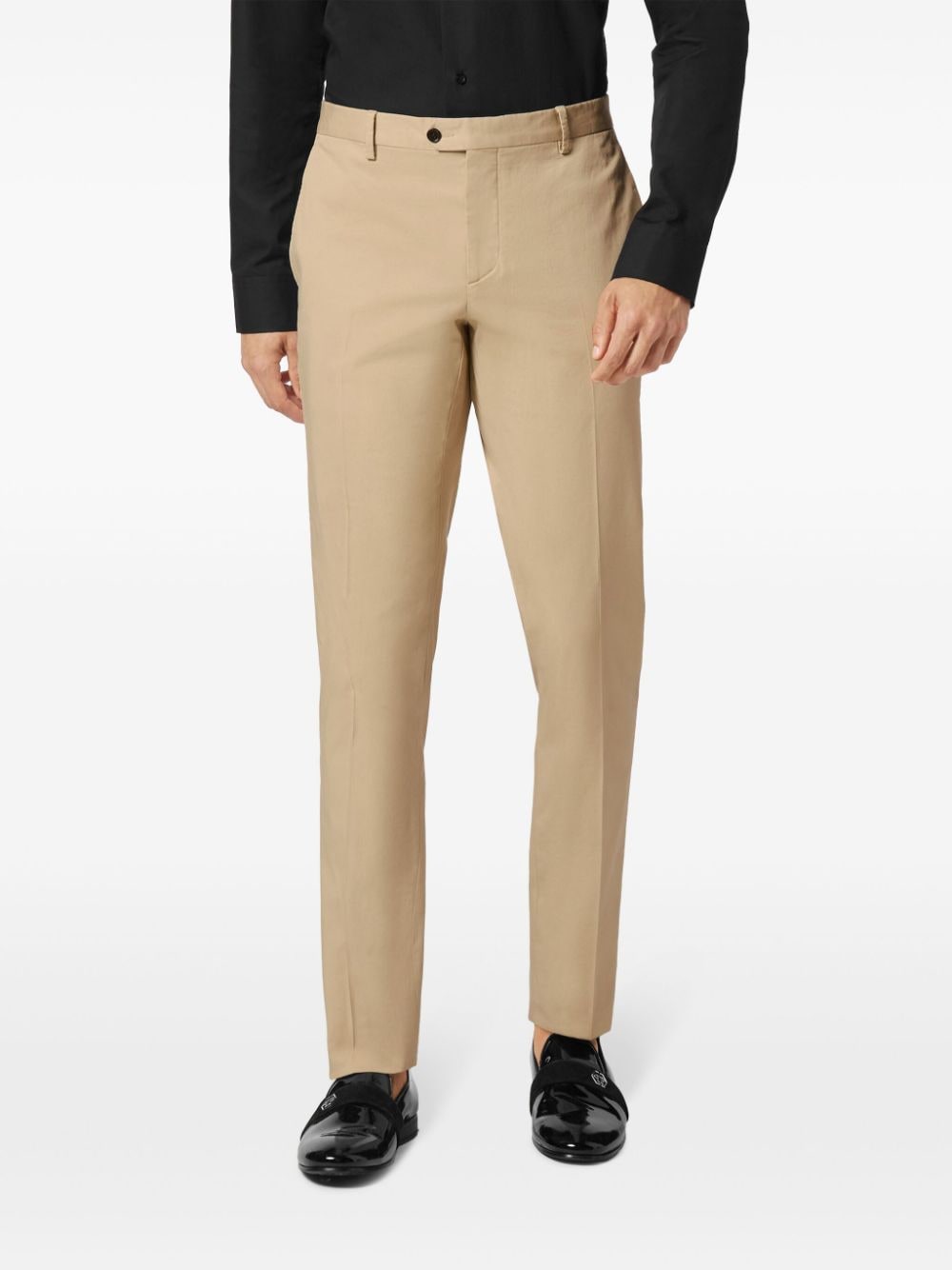 PHILIPP PLEIN mid-rise slim-fit chinos