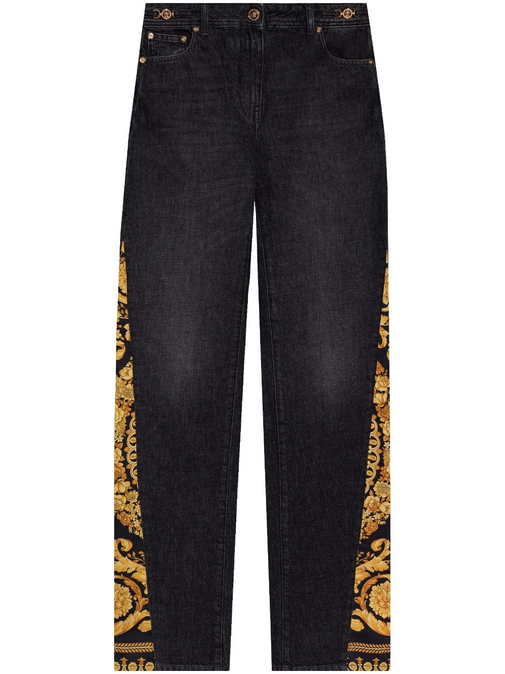 VERSACE Versace Jeans Couture Magazine-Printed Sleeveless Cropped Top