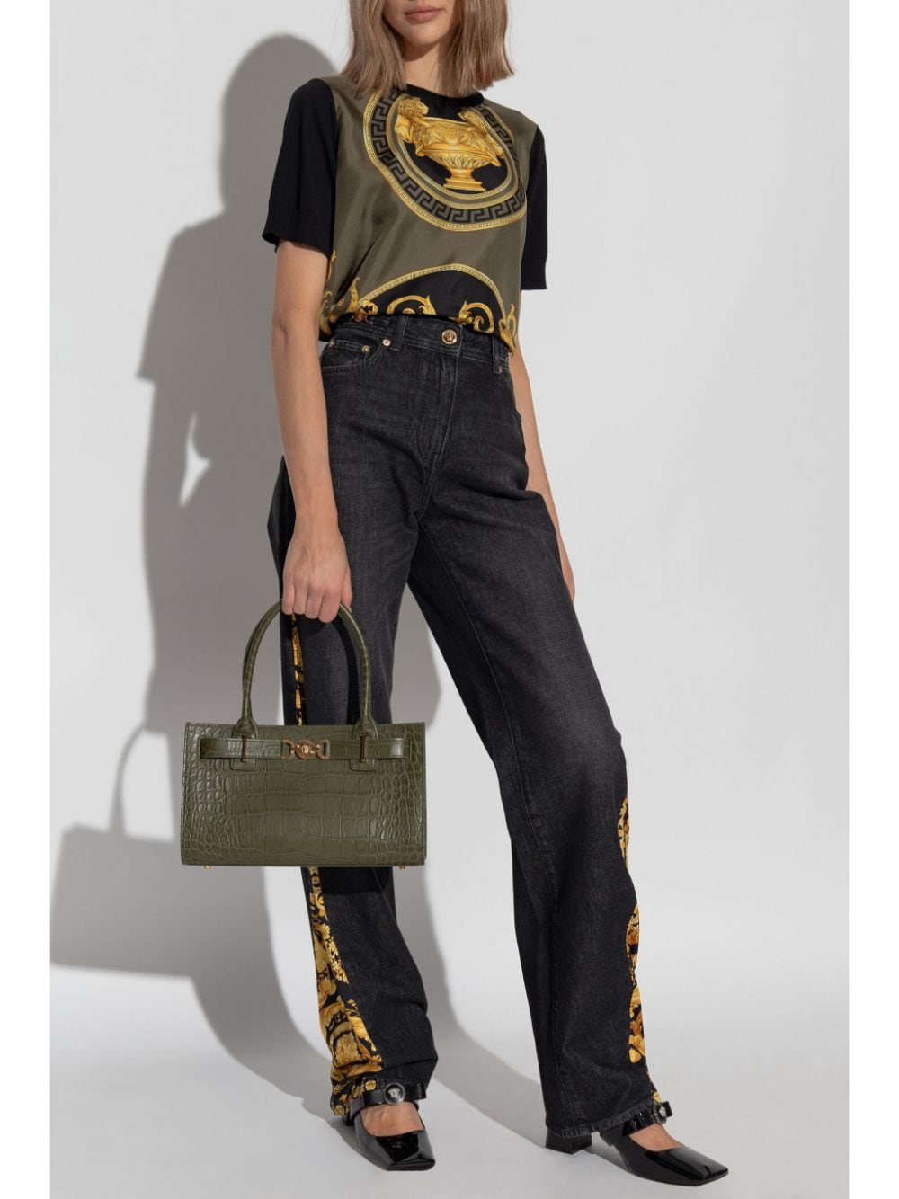 VERSACE Versace Barocco Boyfriend Jeans
