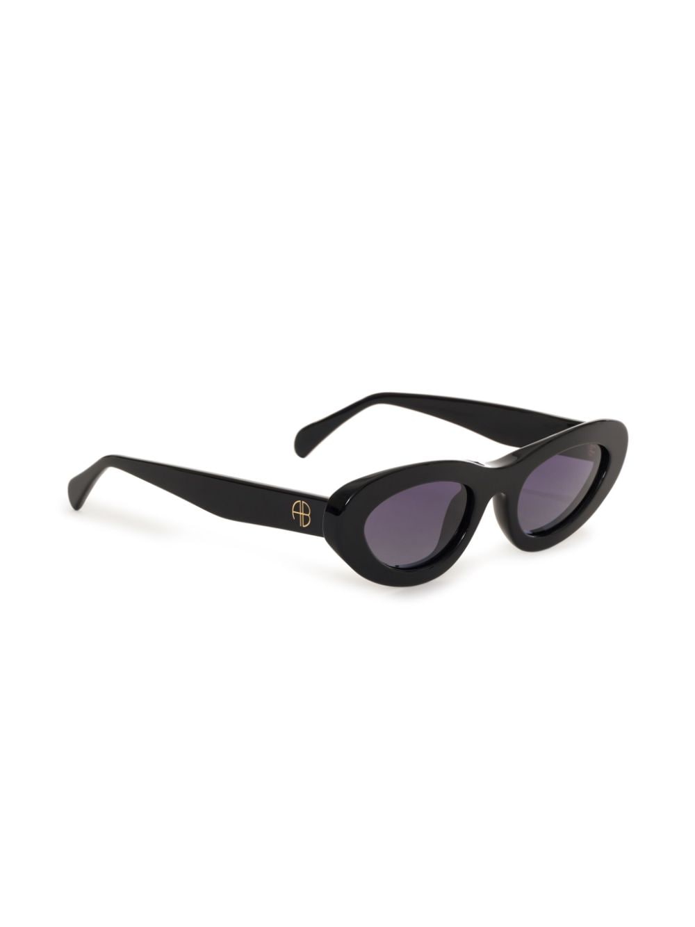 Anine Bing Roma Cat-Eye Frame Sunglasses - Black | Editorialist display picture 1