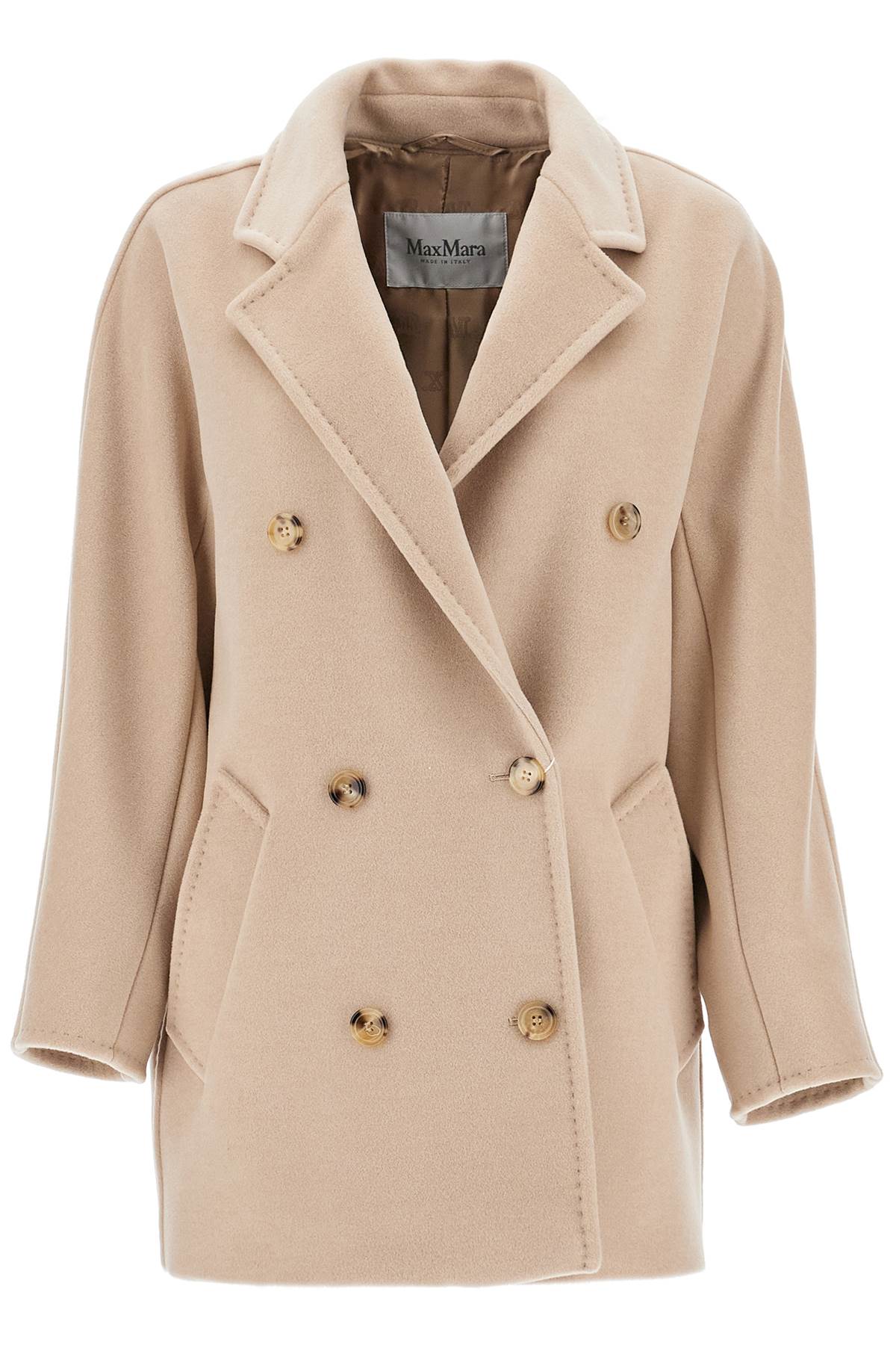 Max Mara 101801 Short Icon Coat - White | Editorialist