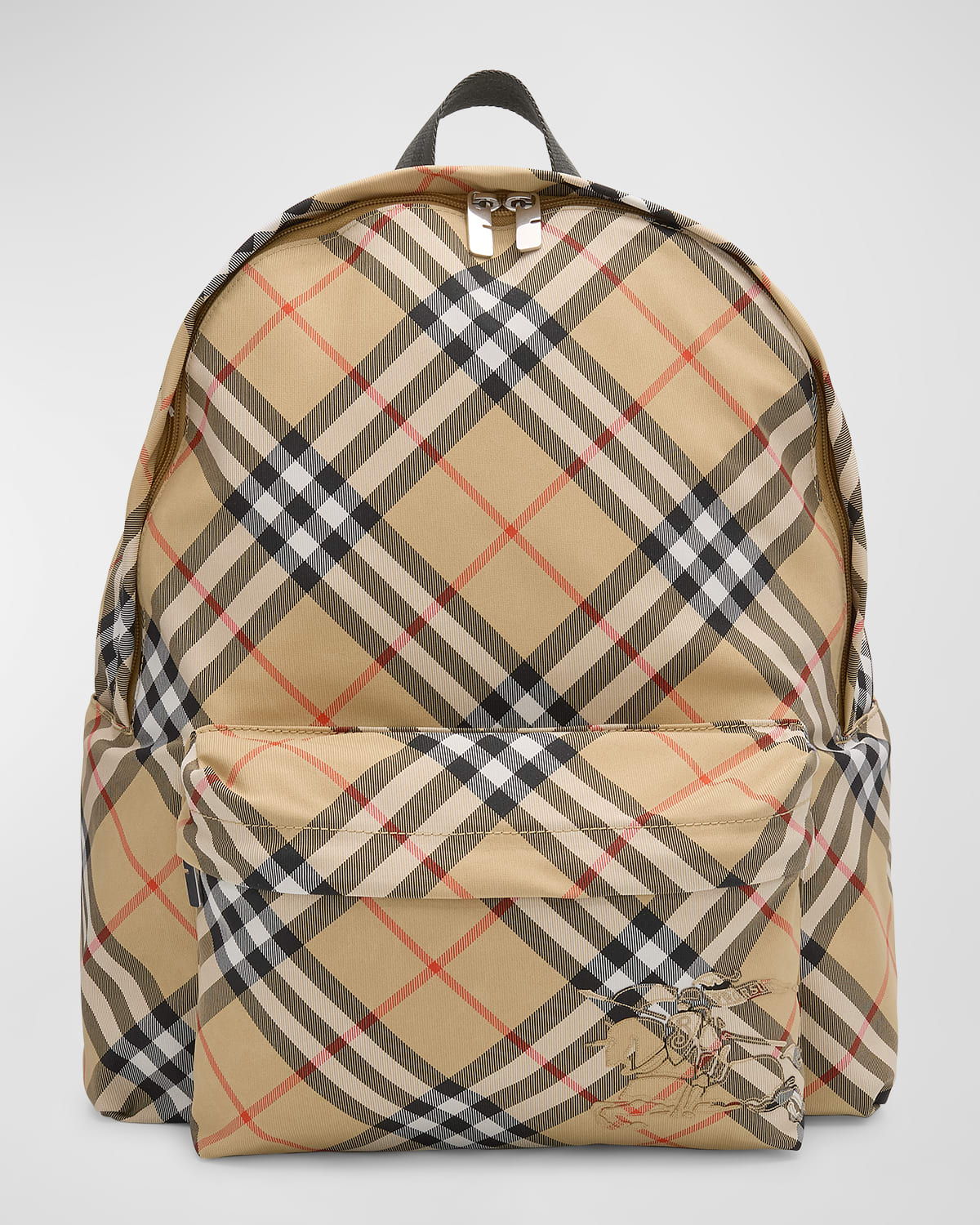 Burberry Check Backpack - Sand | Editorialist
