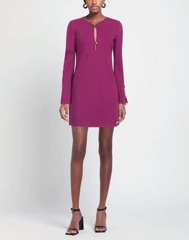 PINKO Mini Flared Dress with Metal Appliqués