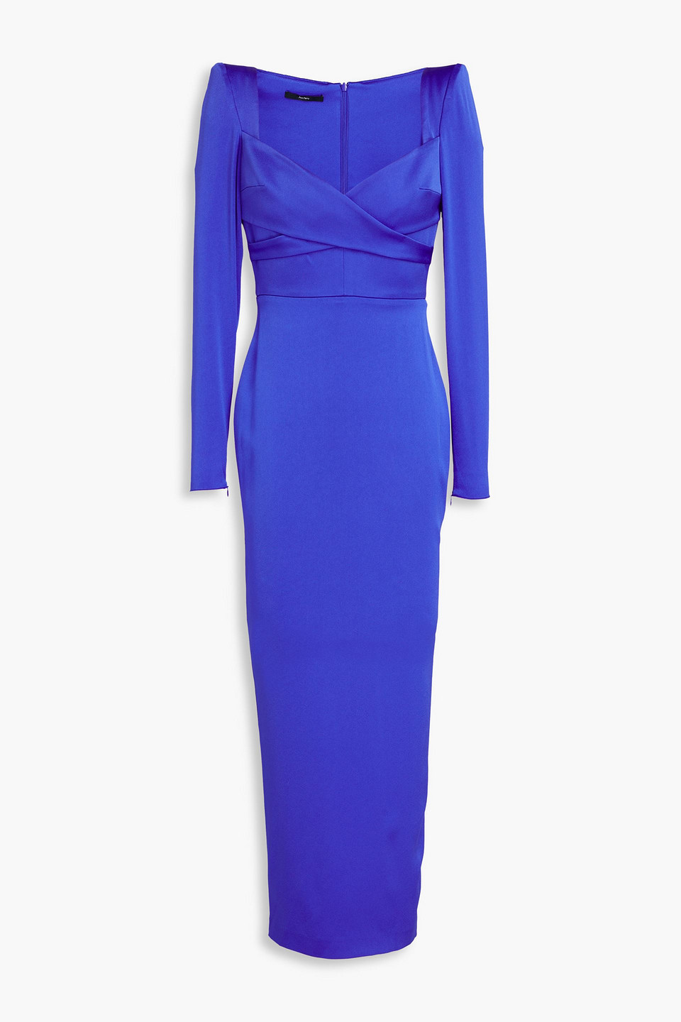 knee length dresses for ladies Black Off Shoulder Bodycon Midi Dress