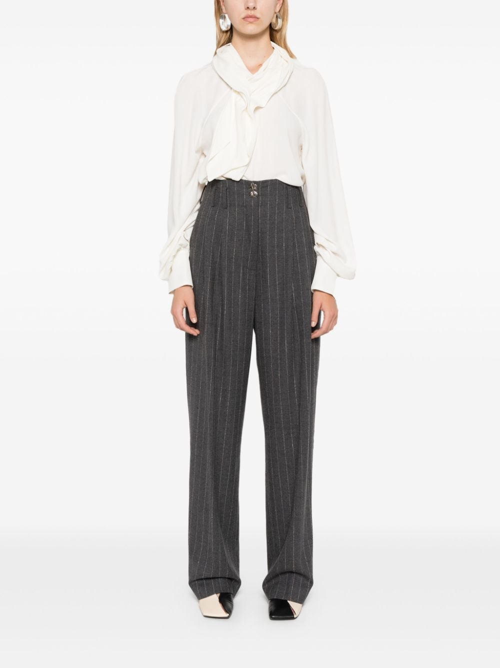 GENNY Genny Crepe de Chine Blouse