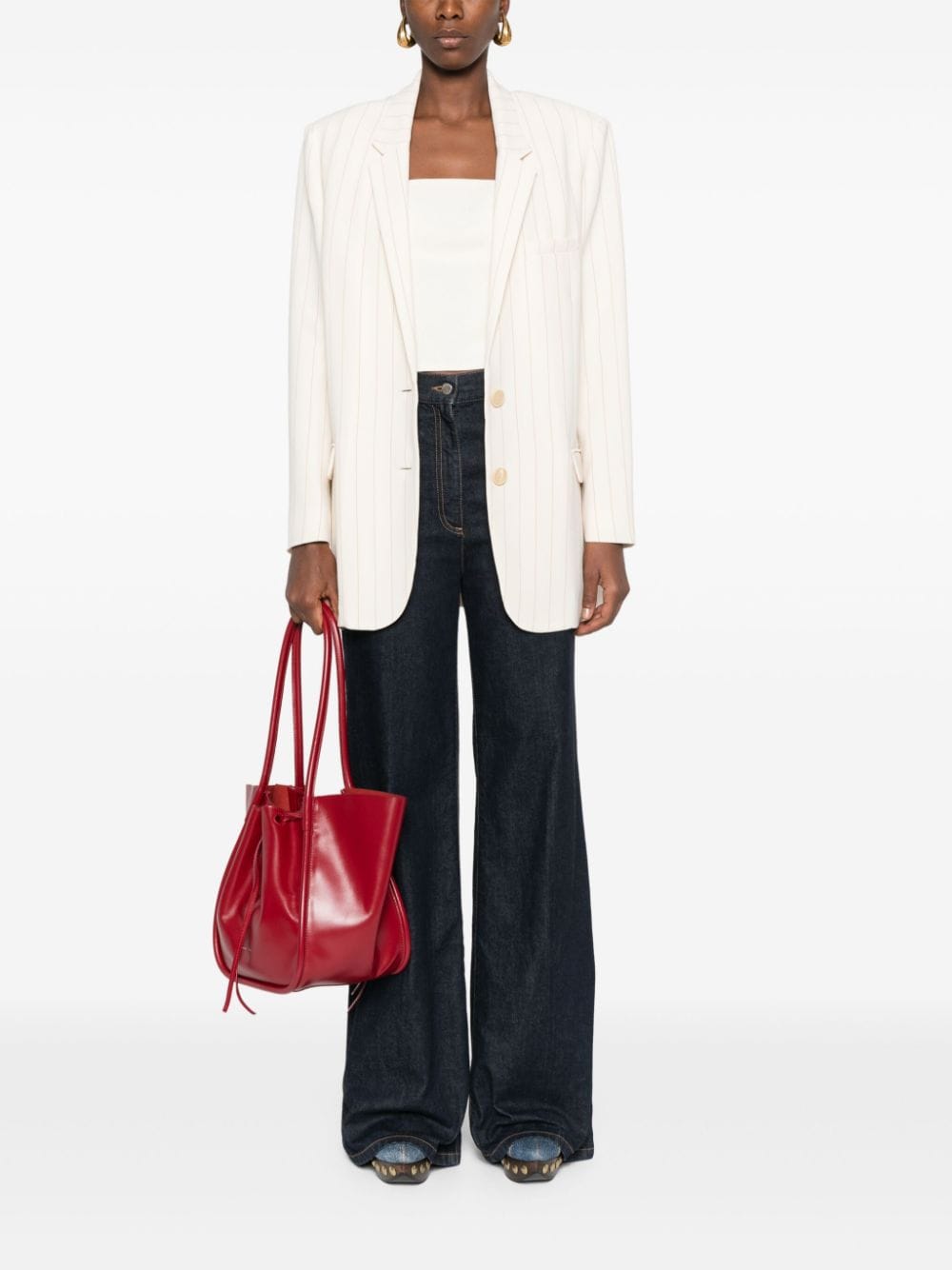 ISABEL MARANT ÉTOILE ISABEL MARANT Oceany Striped Blazer