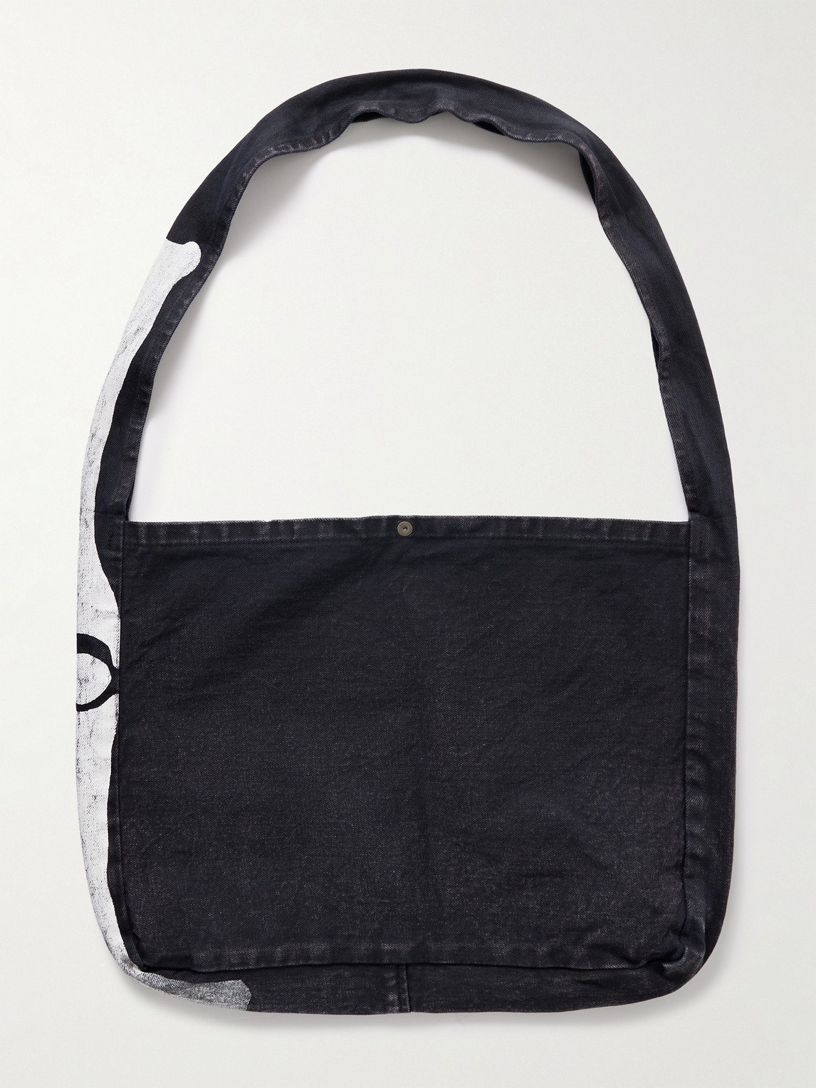 Kapital Kountry Printed Denim Tote Bag - Black | Editorialist